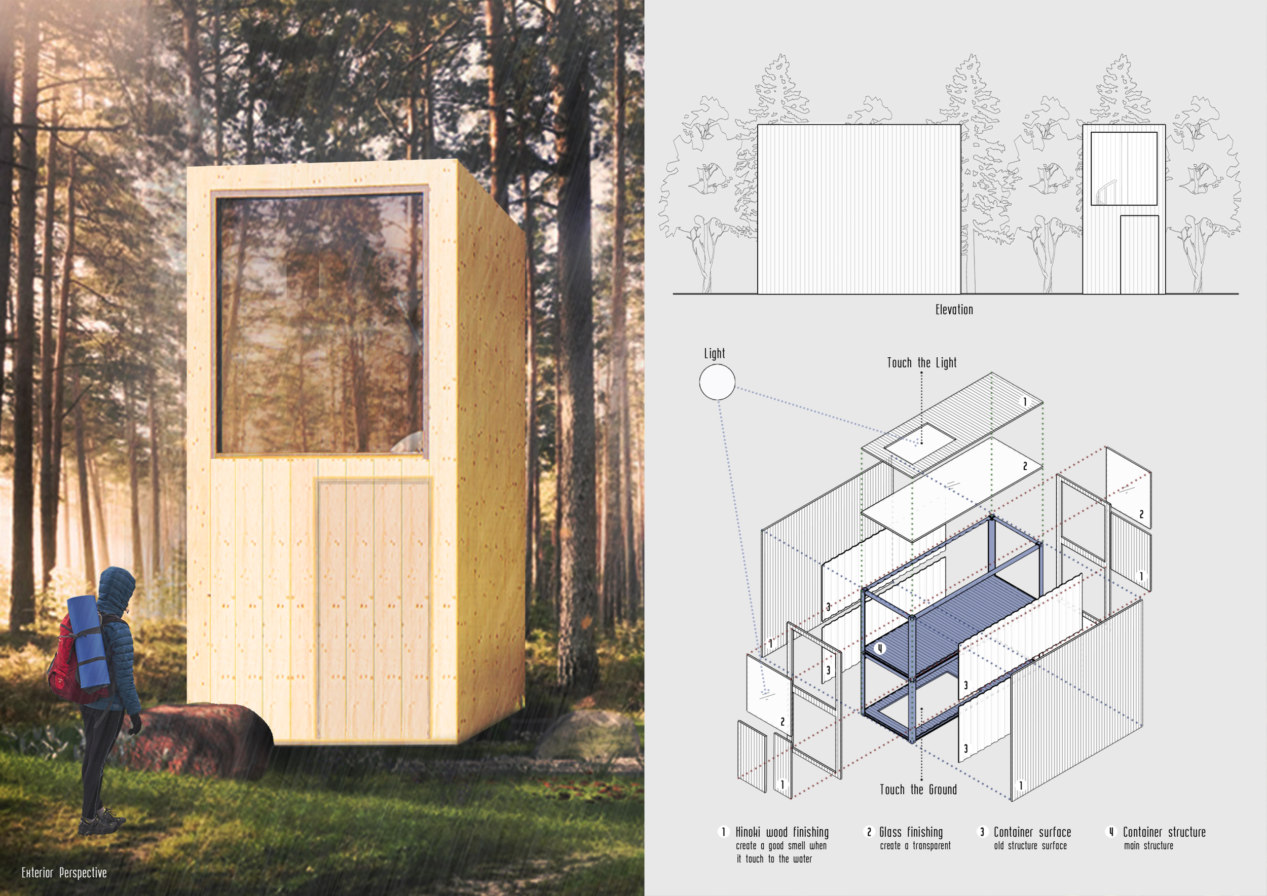 Architecture project // Hinoki Wood Retreat Featuring Grounded ...
