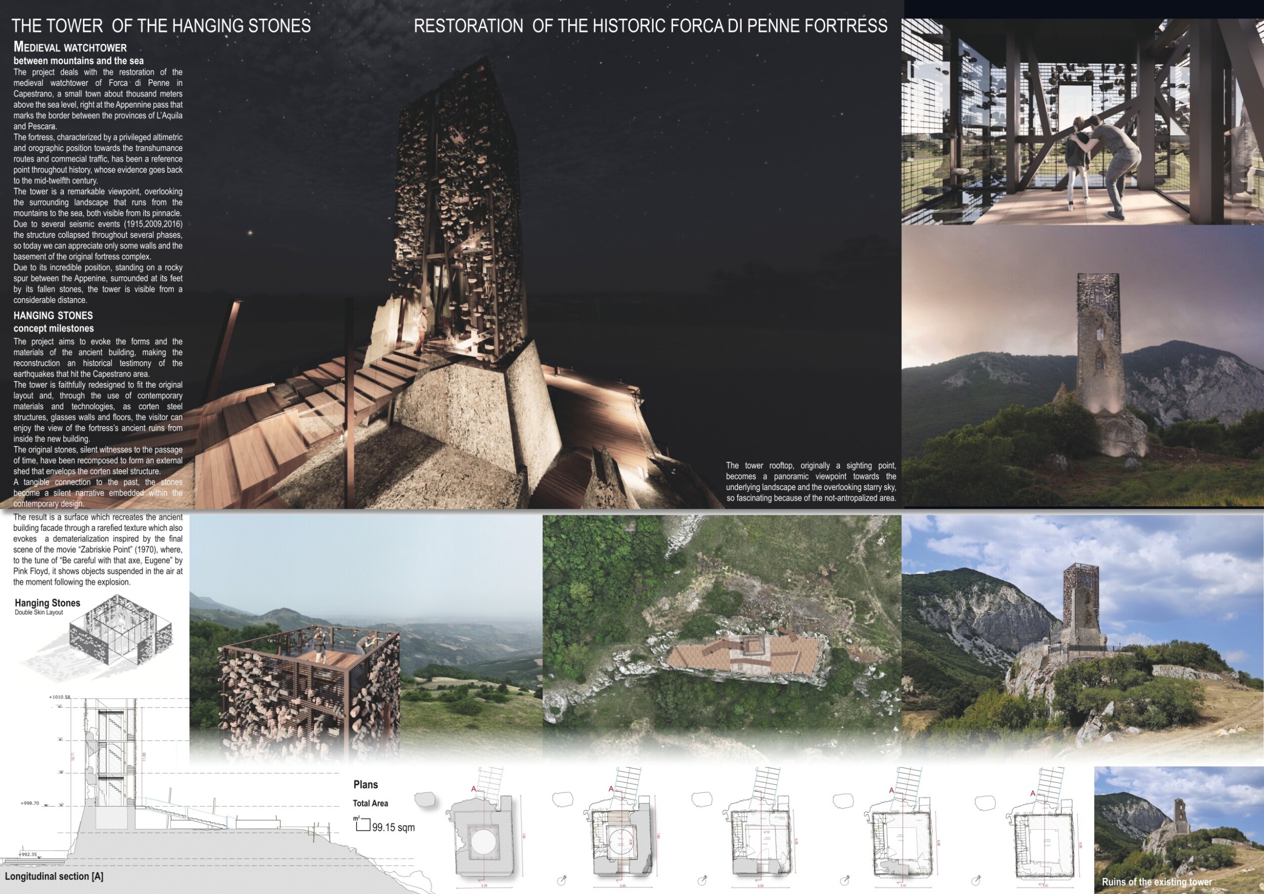 Architecture project // Rooftop Viewing Platform Sheathed in Local ...