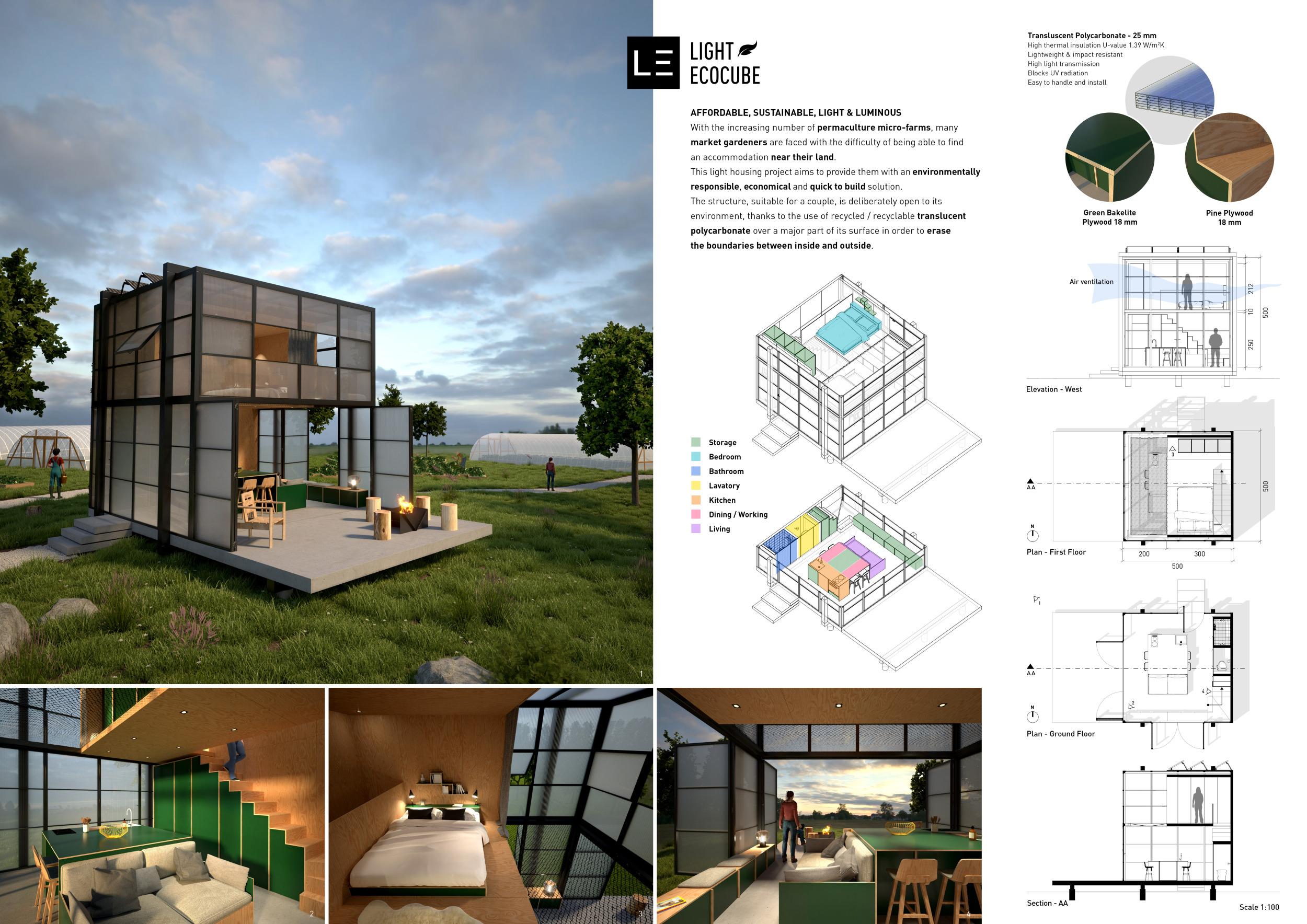 Architecture project // Translucent Polycarbonate Structure for ...
