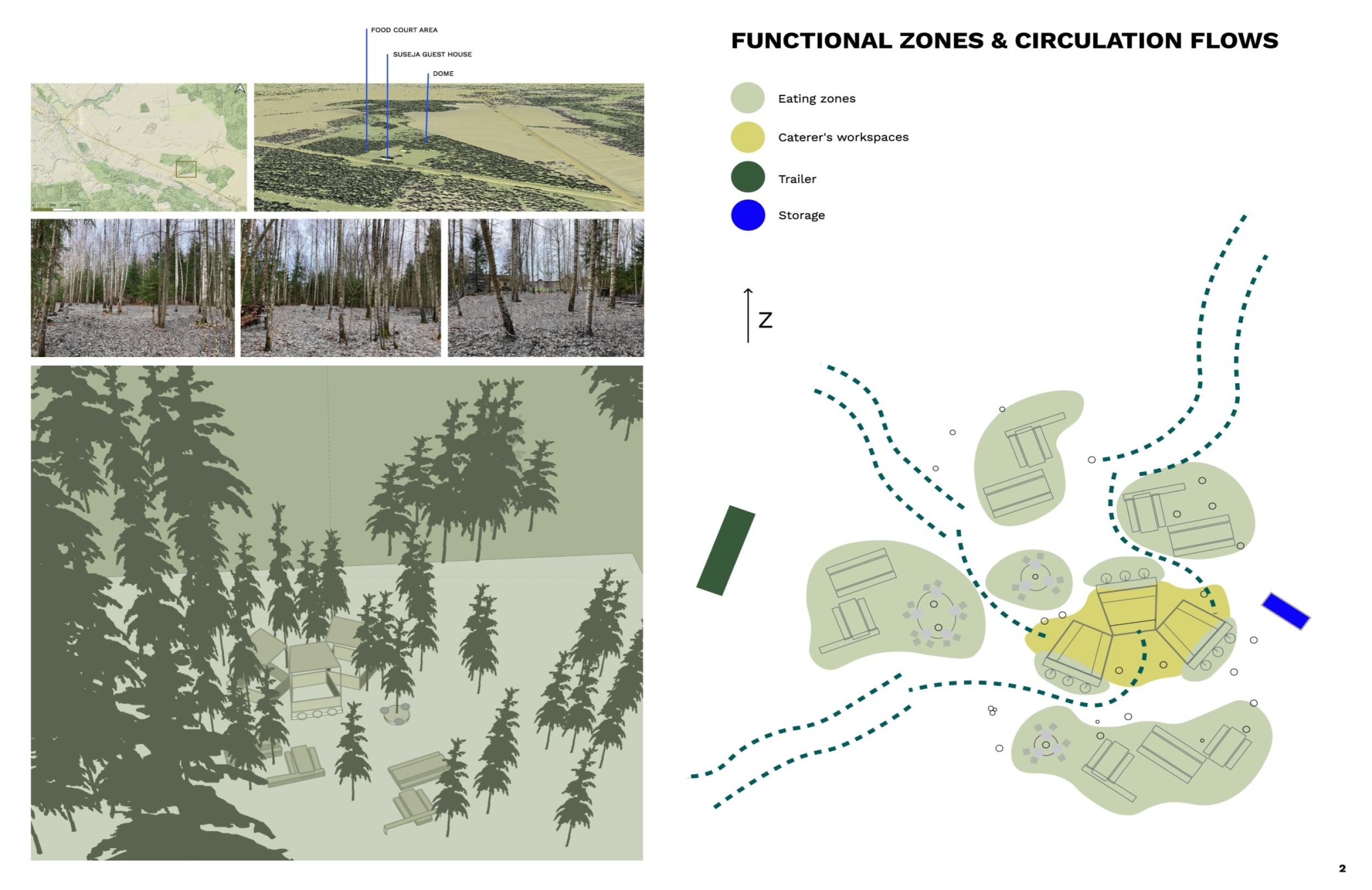 Architecture project // Interplay of Blue Metal and Natural Elements in ...