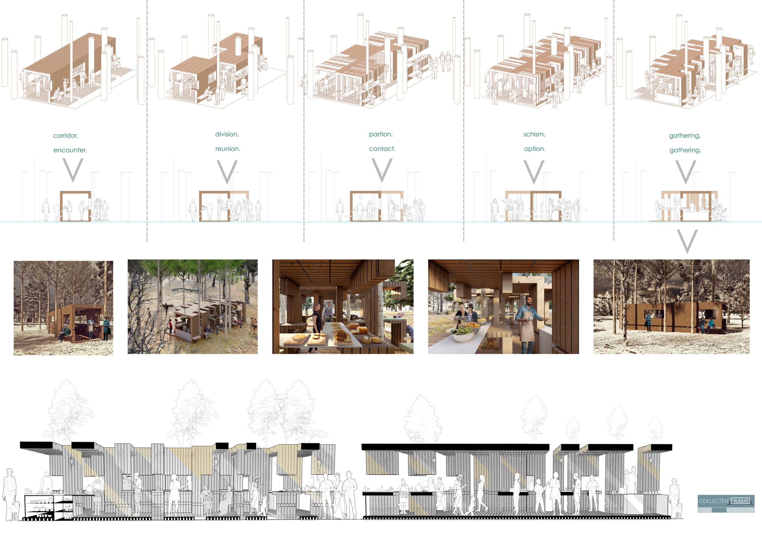 Architecture project // Timber Community Spaces Interwoven with Natural ...