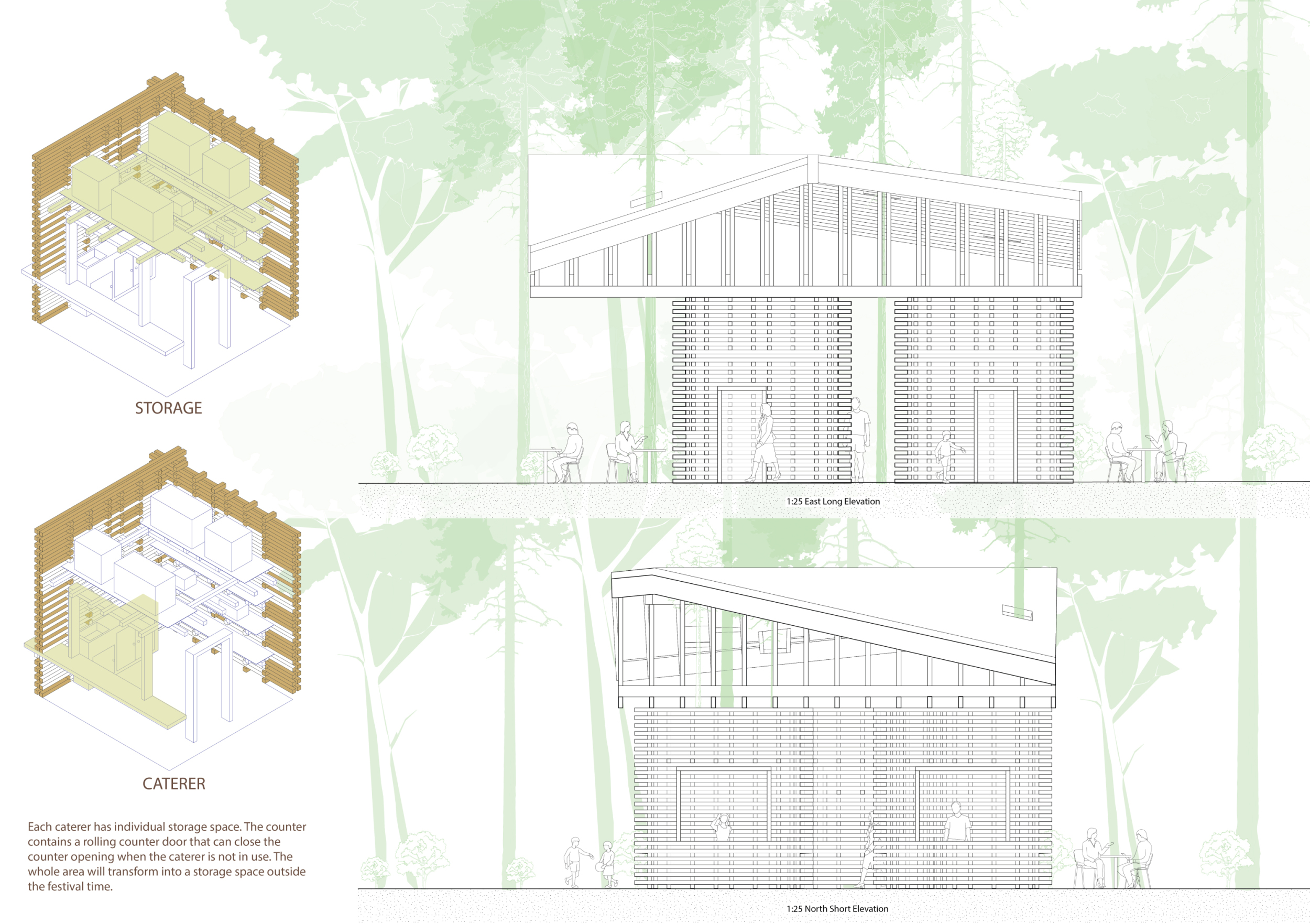 Architecture project // Thatched Roof Shelter with Peek-a-Boo Openings ...