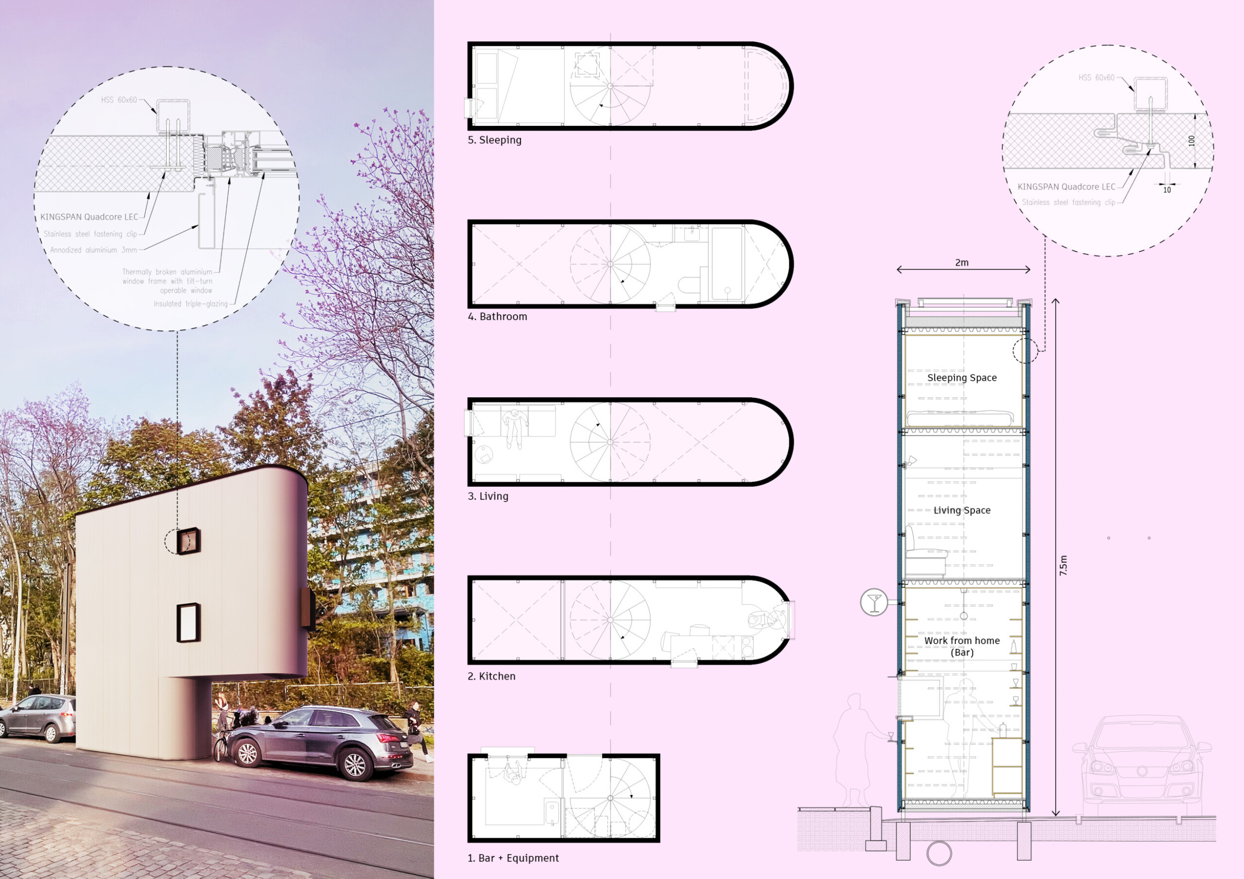 Architecture project // Sustainable Micro-Living Units Enhanced by ...