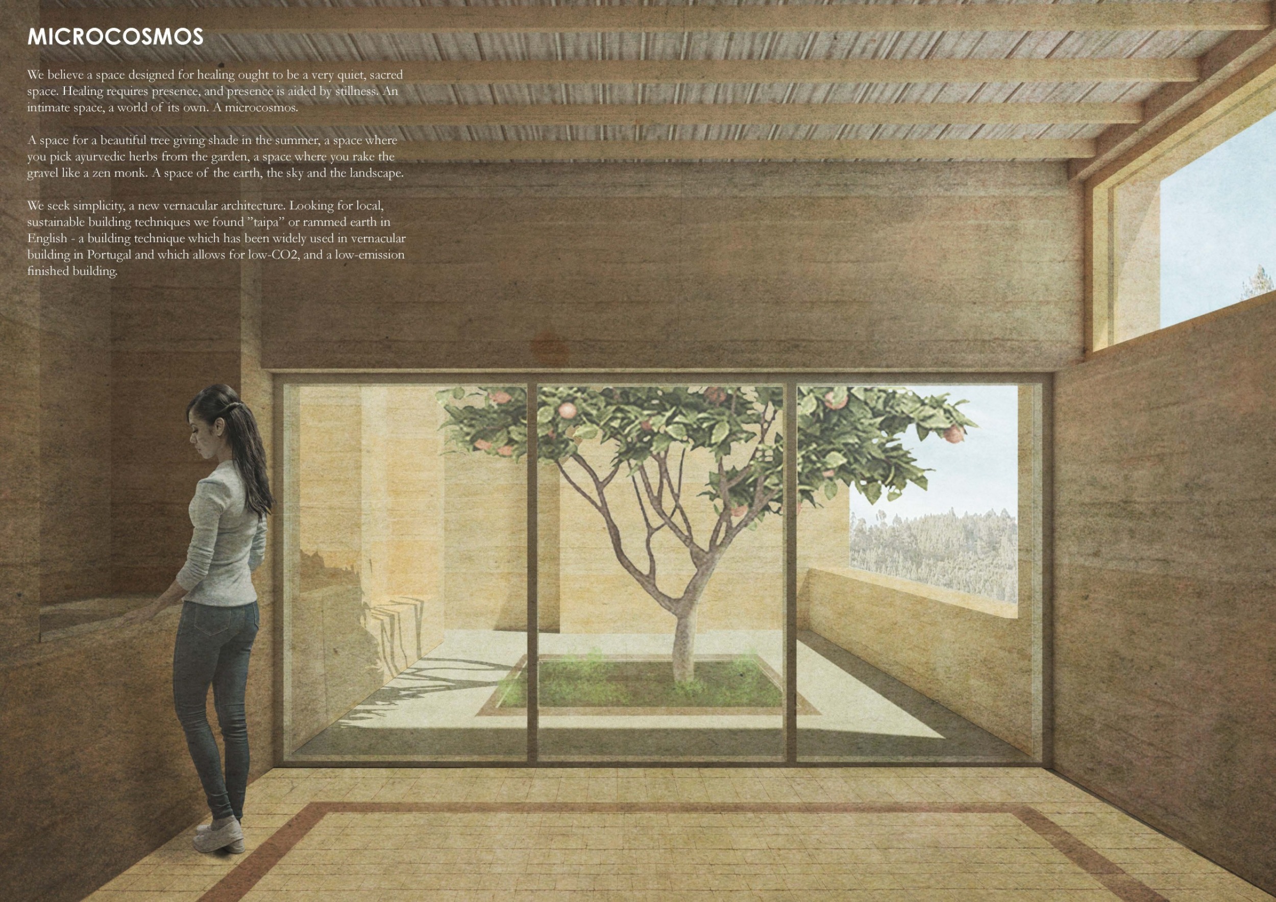 Architecture project // Rammed Earth Cabins Emphasizing Natural Light ...