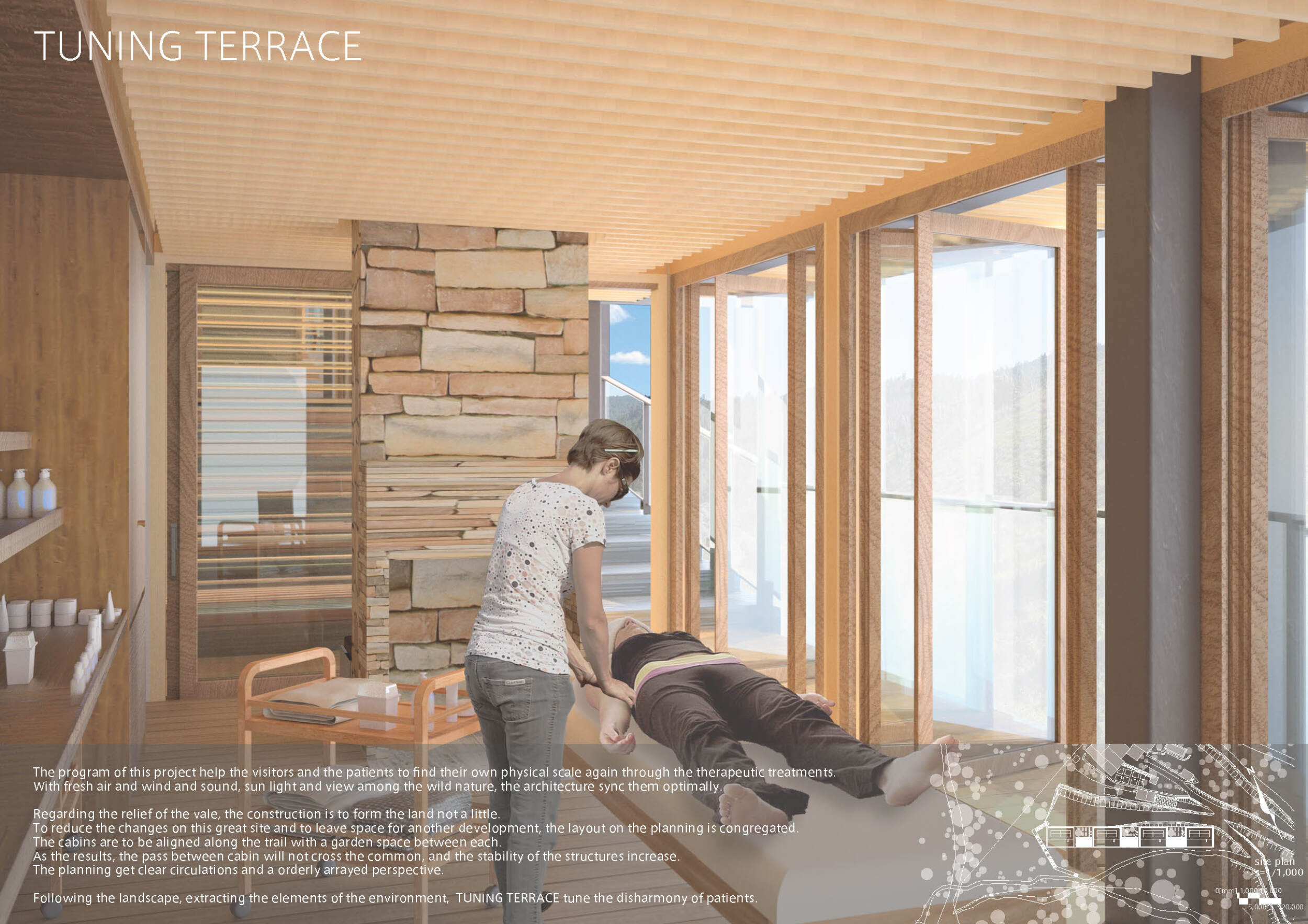 Architecture project // Therapeutic Retreat Enhanced by Calcium ...