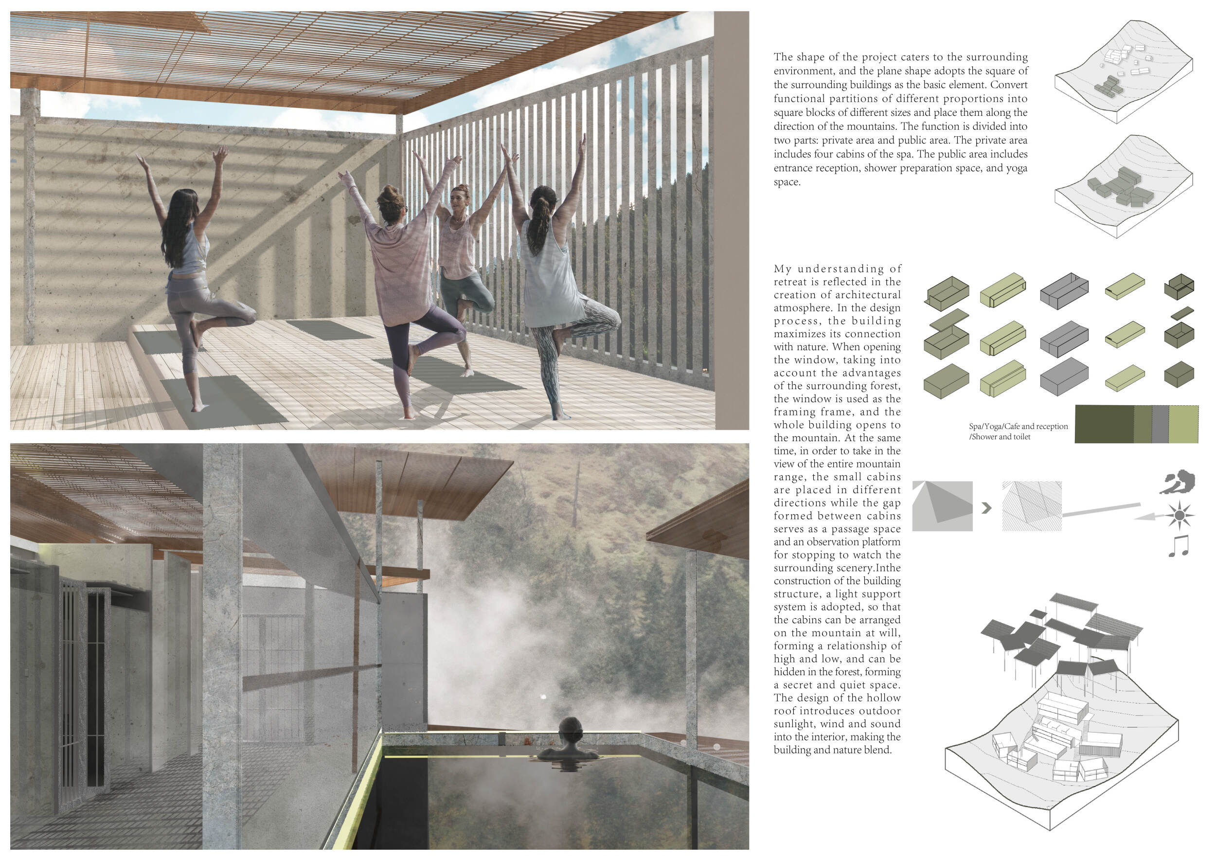 Architecture project // Woven Stone Roof and Bamboo Integration in a ...