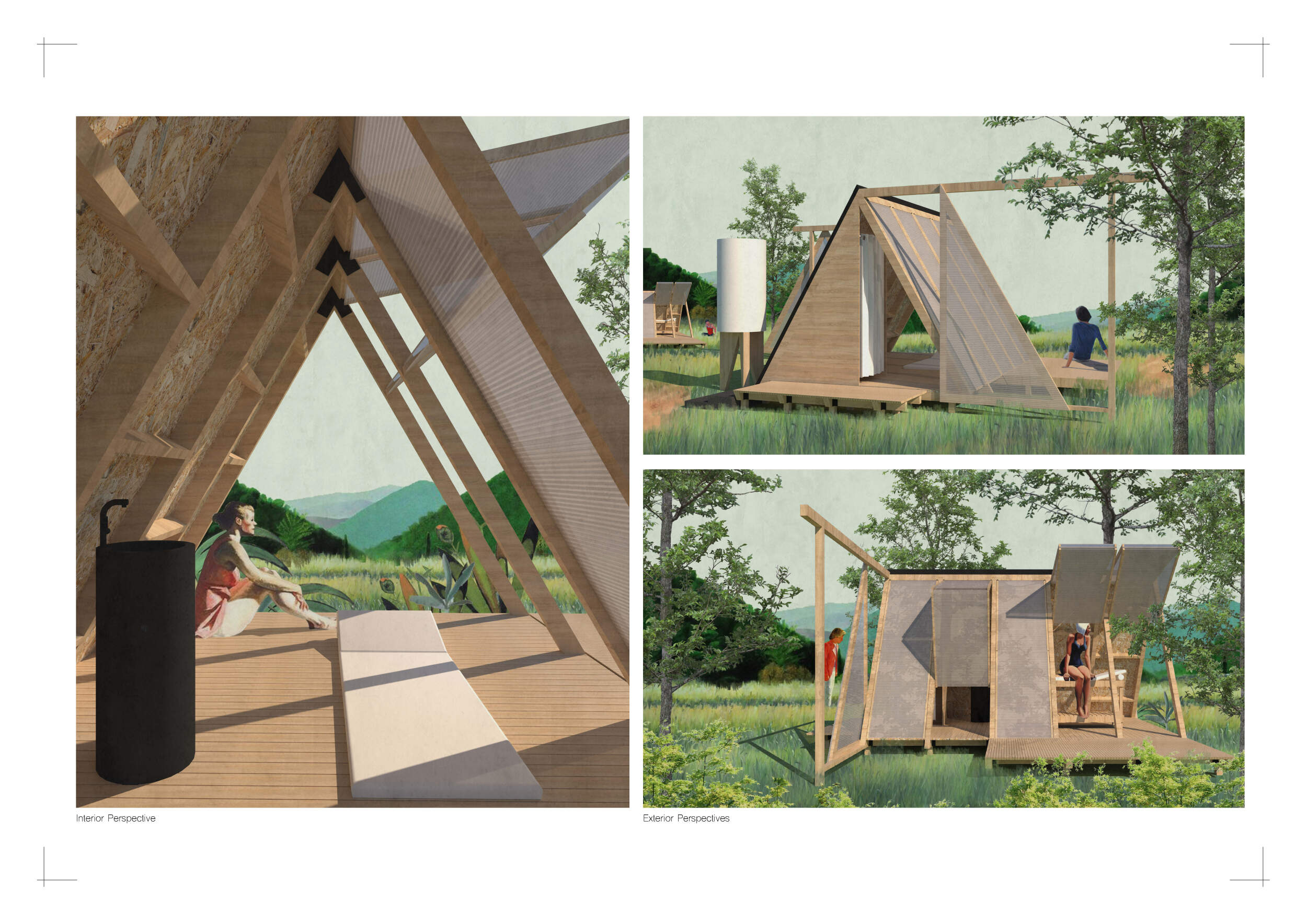 Architecture project // Rainwater-Focused Retreat Featuring Triangular ...