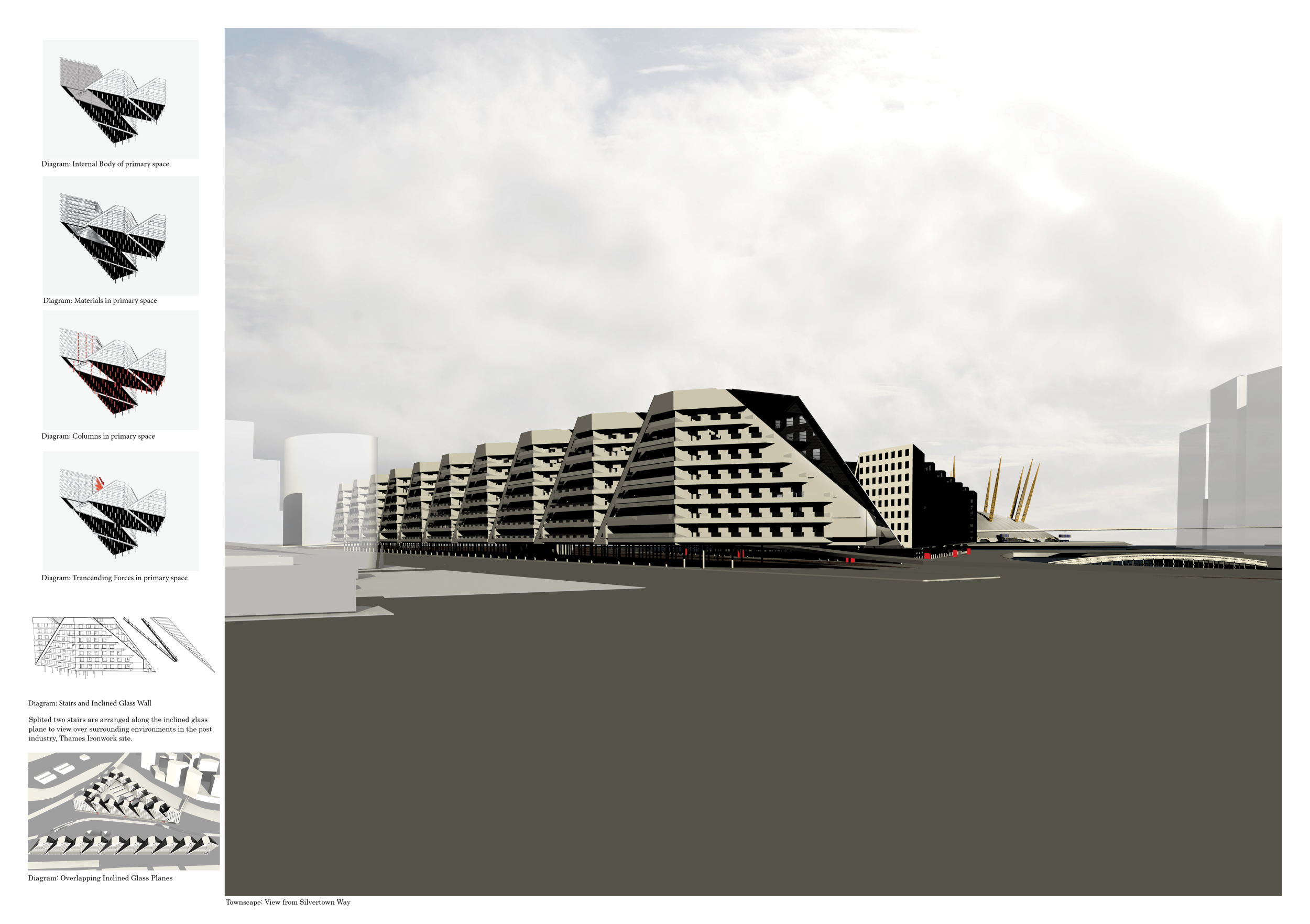 Architecture project // Oblique Triangular Forms Shaping Community ...