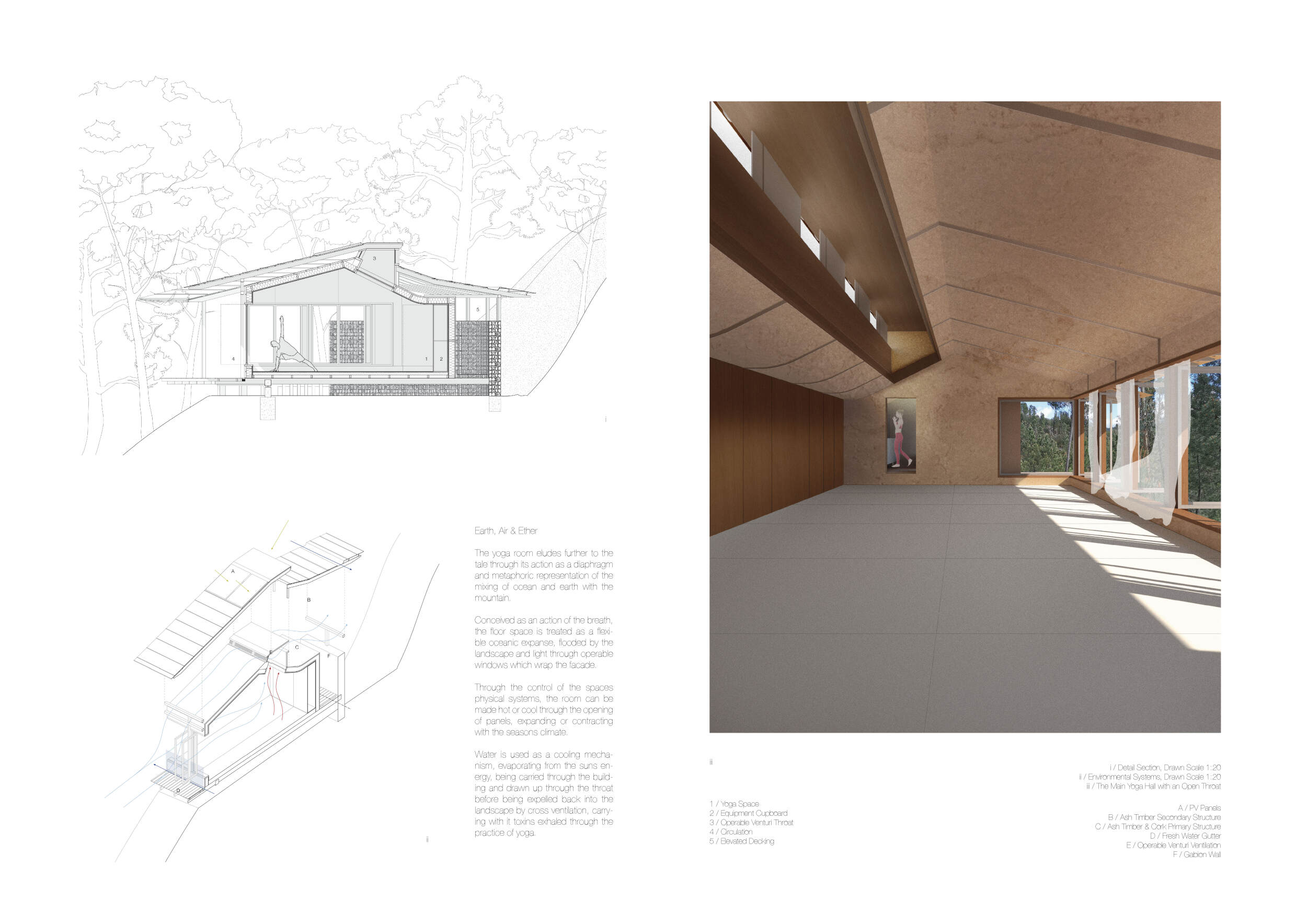 Architecture project // Breathing Space Crafted from Ash Timber with ...