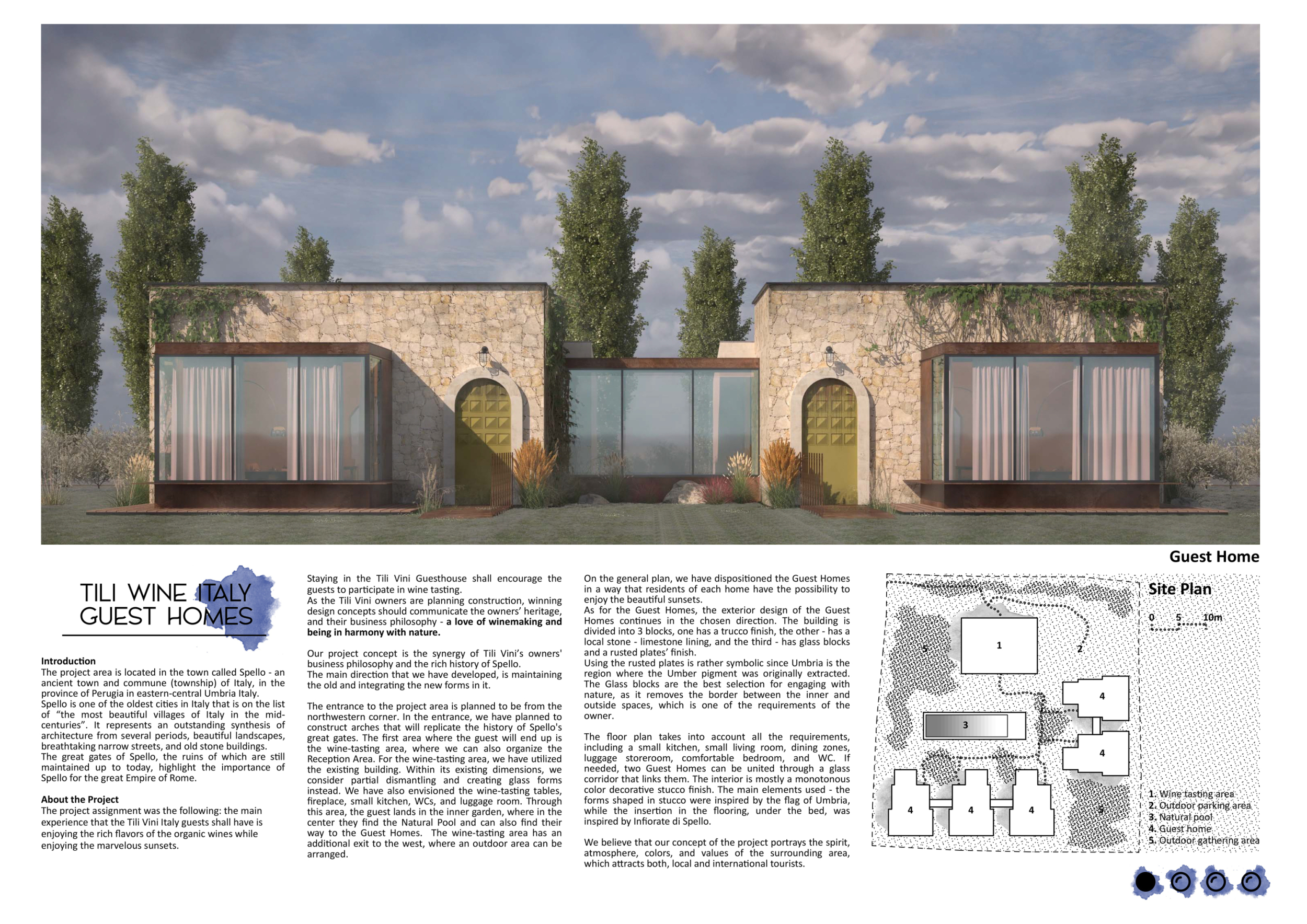 Architecture project // Glass Blocks and Trucco Finish Embrace a ...