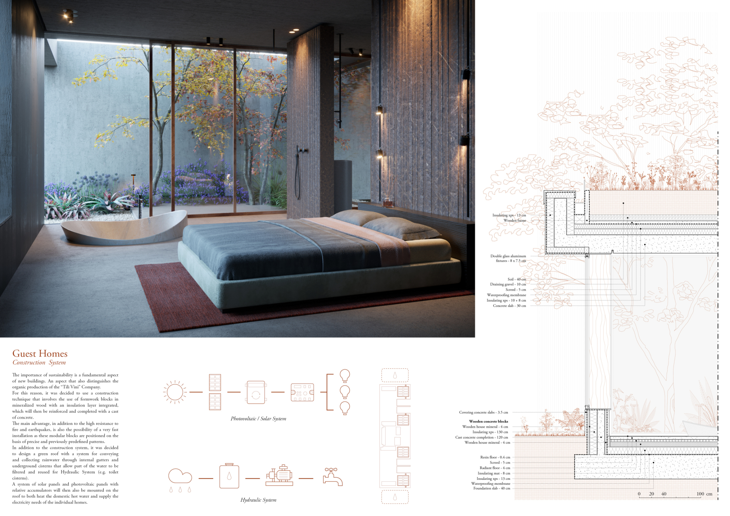 Architecture project // Mineralized Wood Structures That Embrace Nature ...