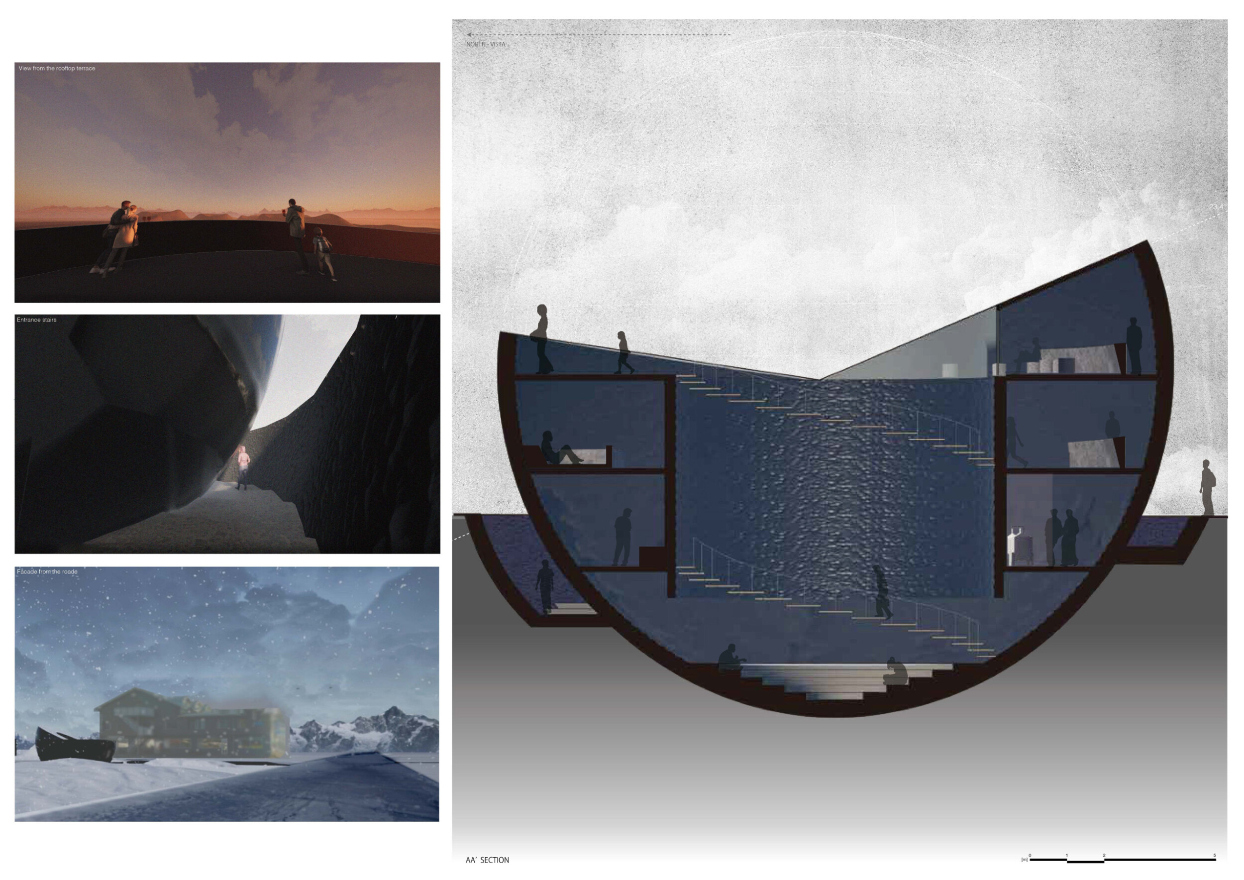 Architecture project // Basalt Facade and Circular Design Embrace a ...