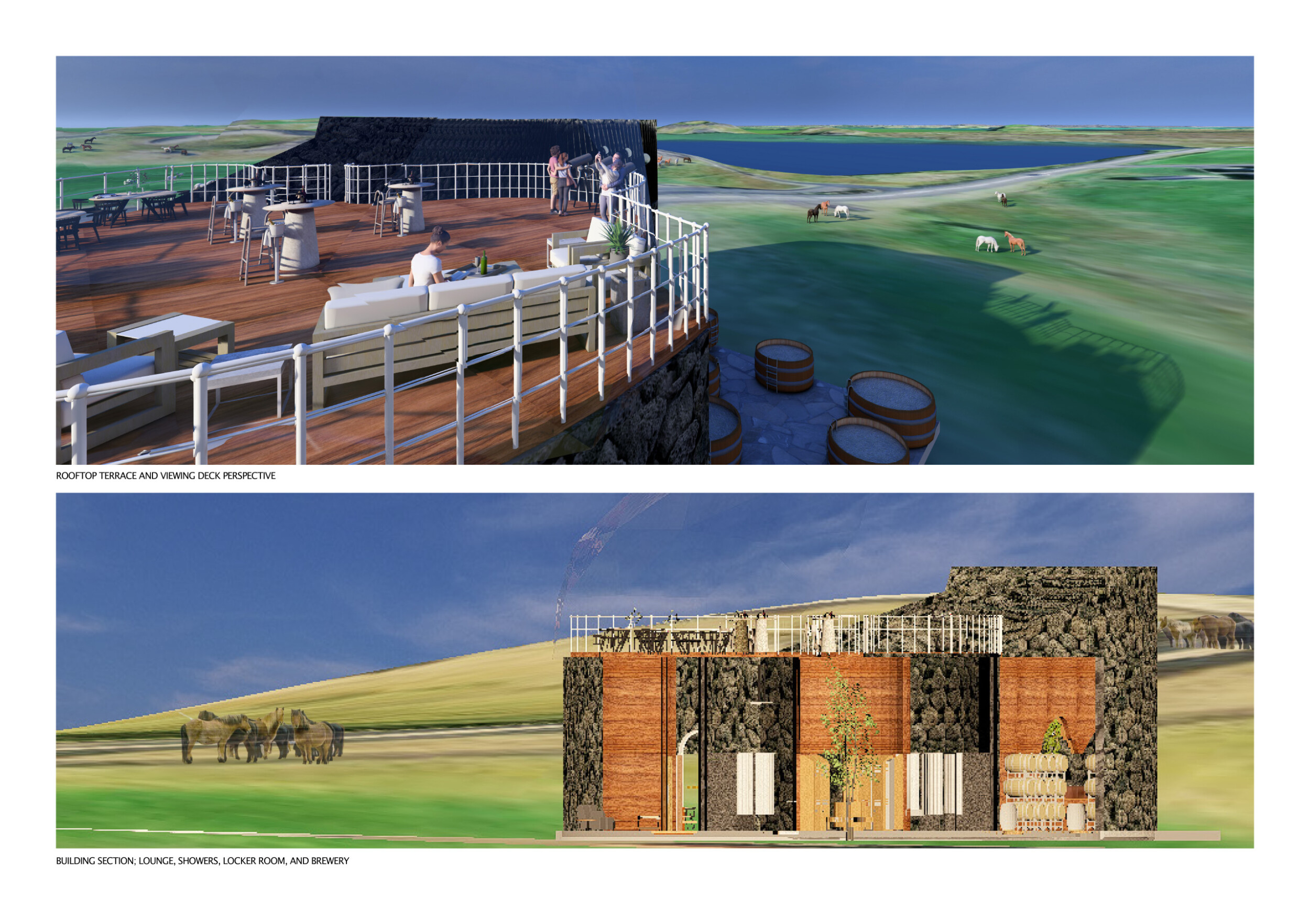 Architecture project // Basalt Clad Sanctuary with Retractable Glass ...