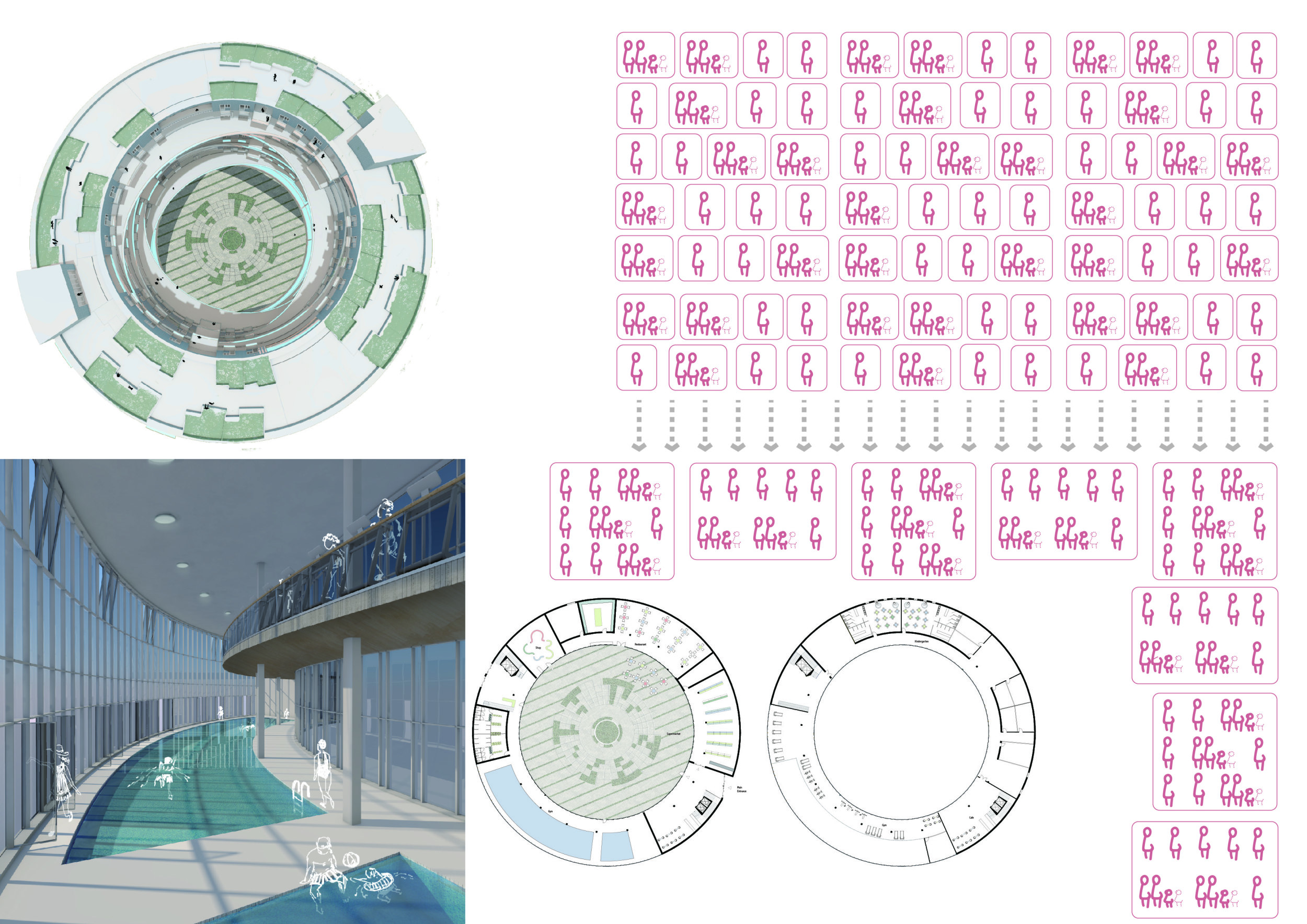 Architecture project // Repurposed Gasometer Housing Fostering ...