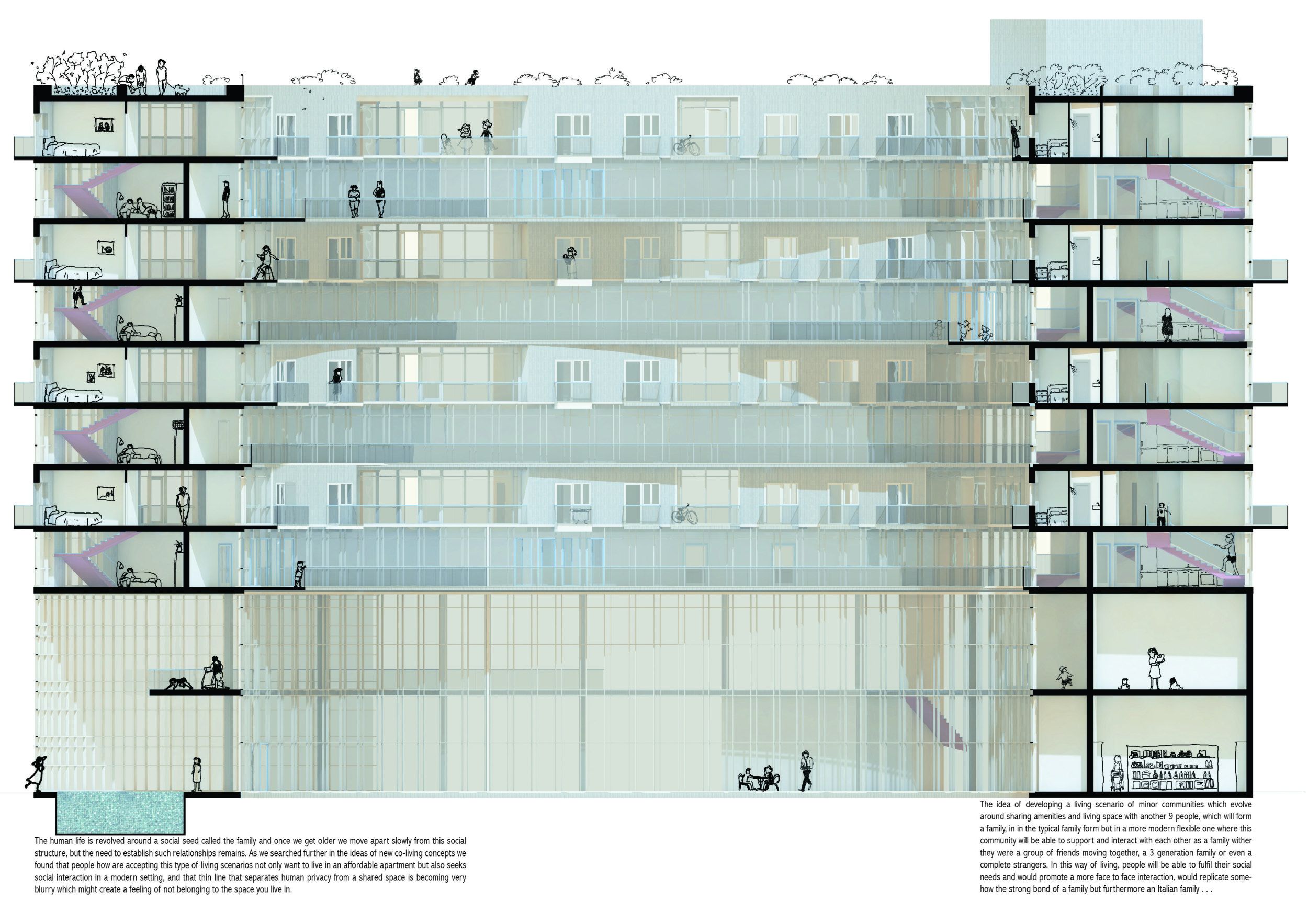 Architecture project // Repurposed Gasometer Housing Fostering ...