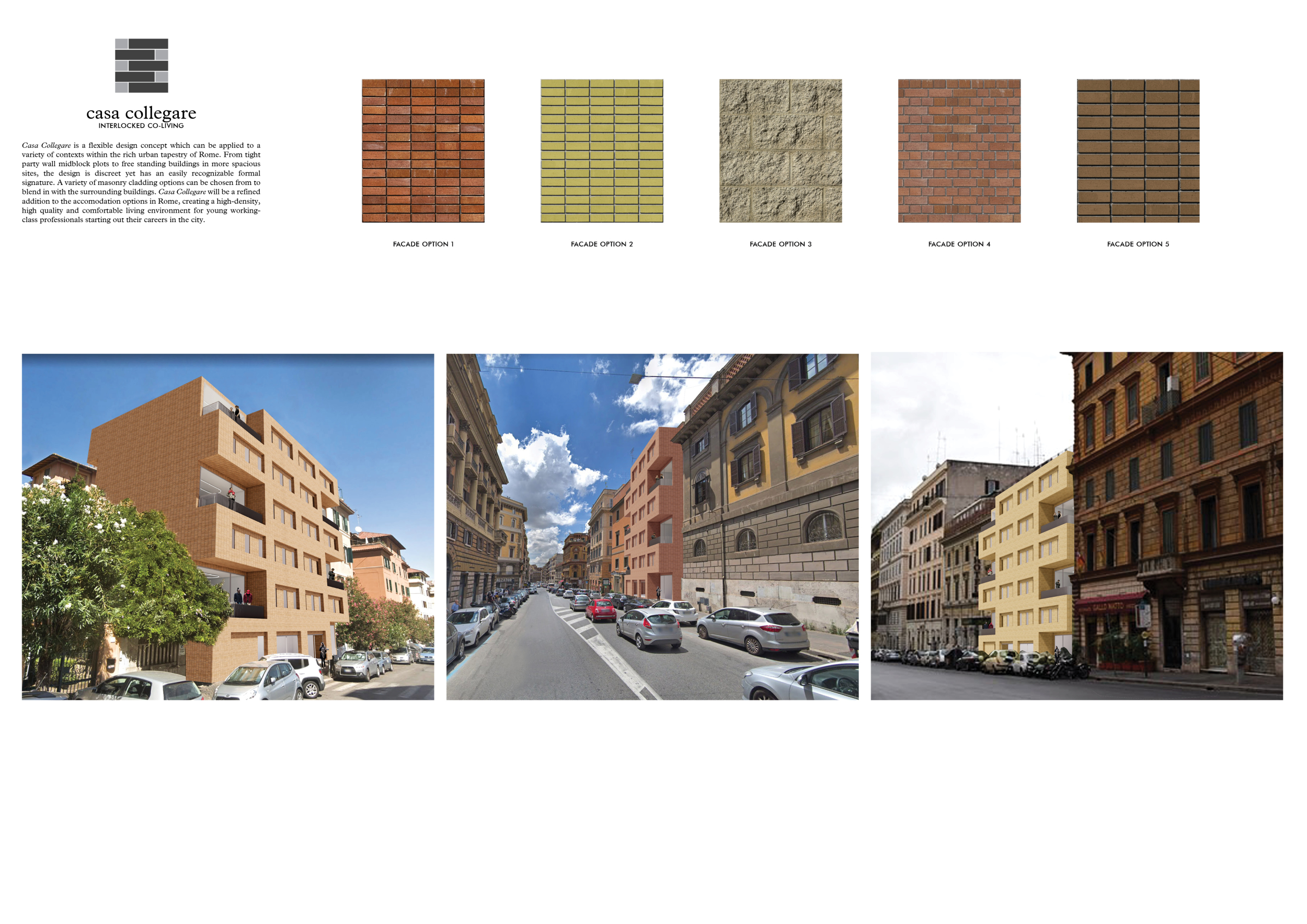 Architecture project // Interlocking L-Shaped Units with Glass Facades ...