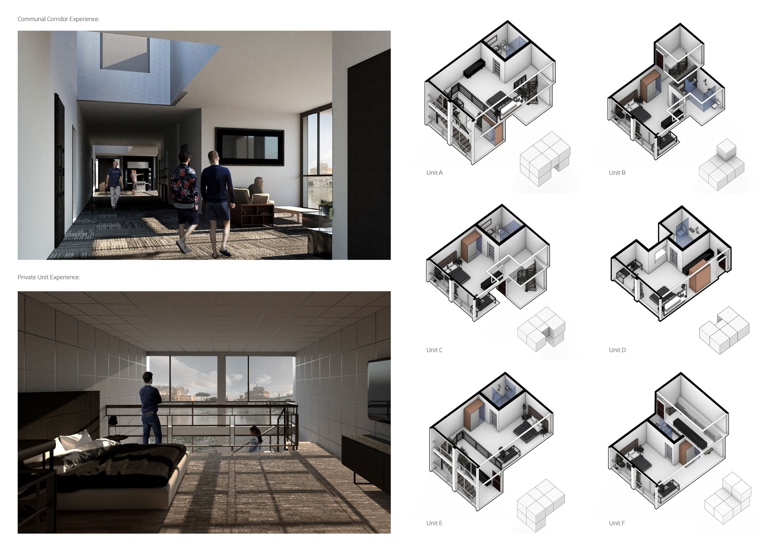 Architecture project // Terraced Community Spaces with Stone Masonry ...