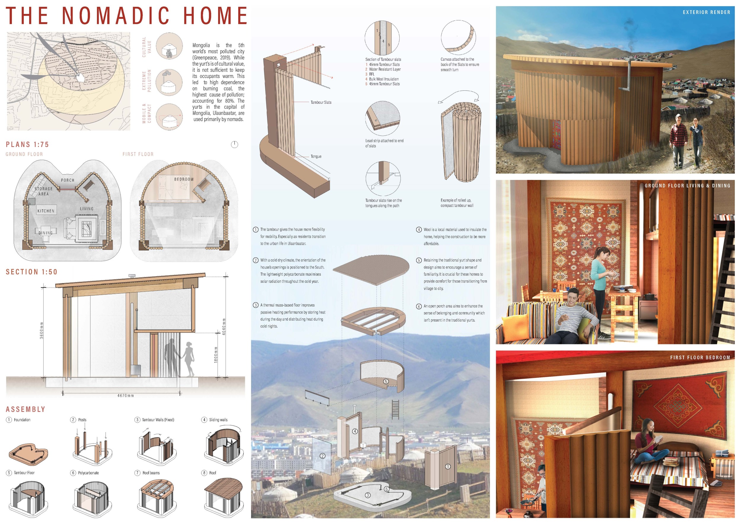 Architecture project // Flexible Tambour Structure with Bulk Wool ...
