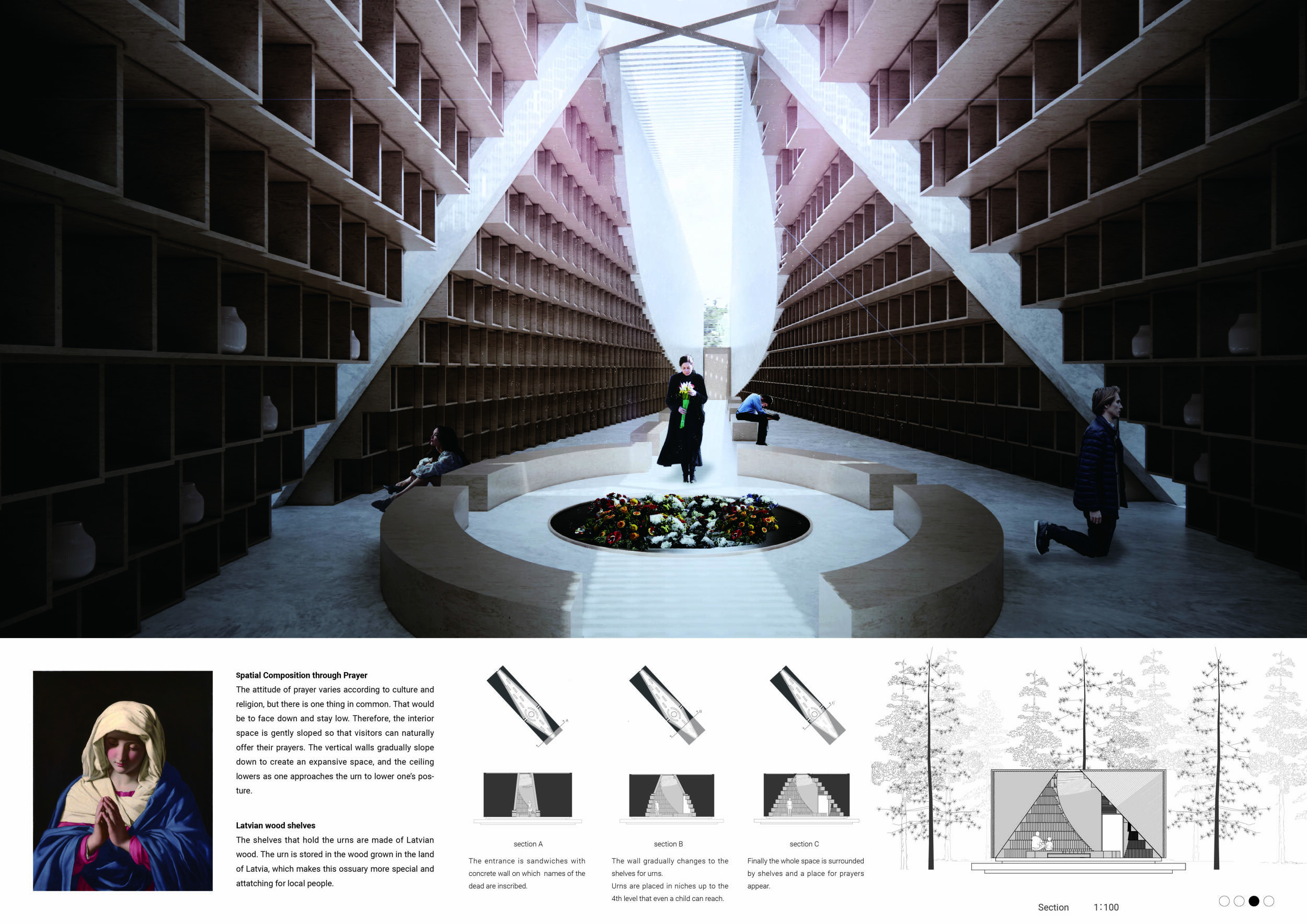 Architecture project // Illuminated Pathways and Latvian Wood in a ...