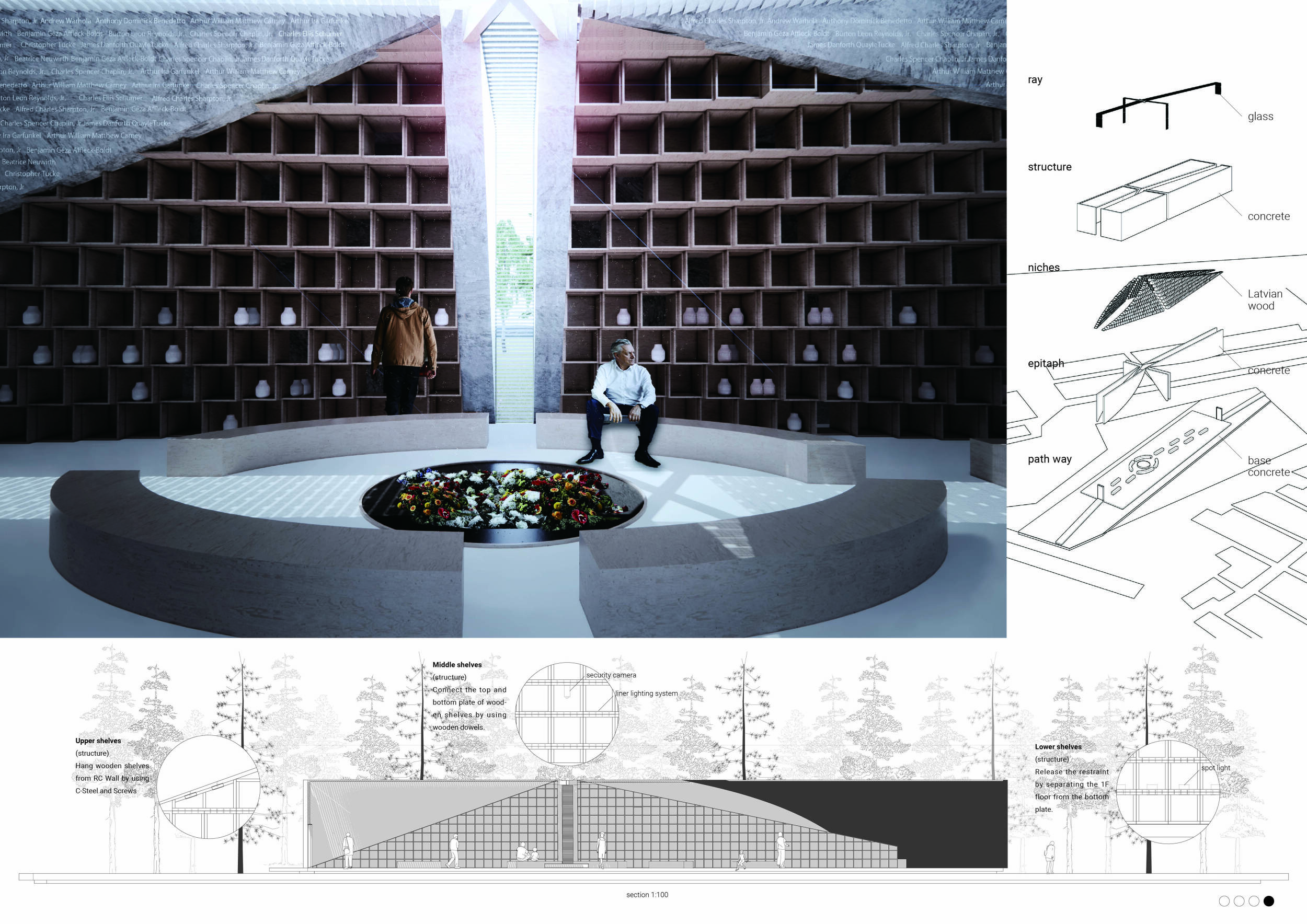 Architecture project // Illuminated Pathways and Latvian Wood in a ...