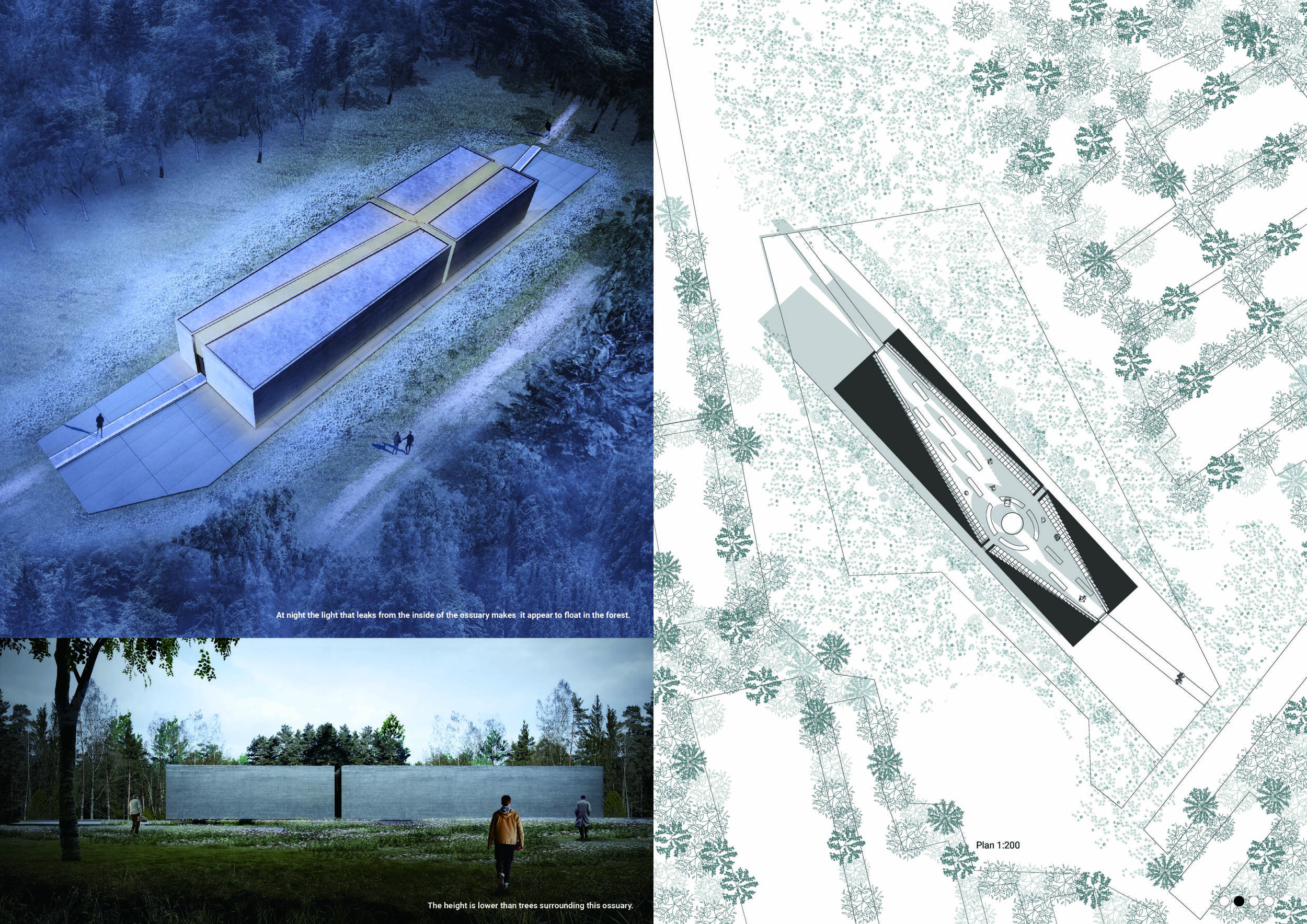 Architecture project // Illuminated Pathways and Latvian Wood in a ...