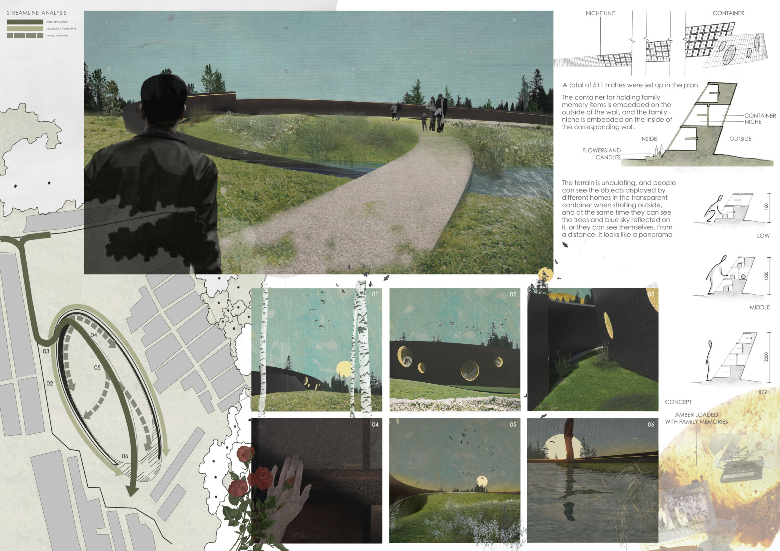 Architecture project // Amber Forest Concept with Elliptical Niche ...