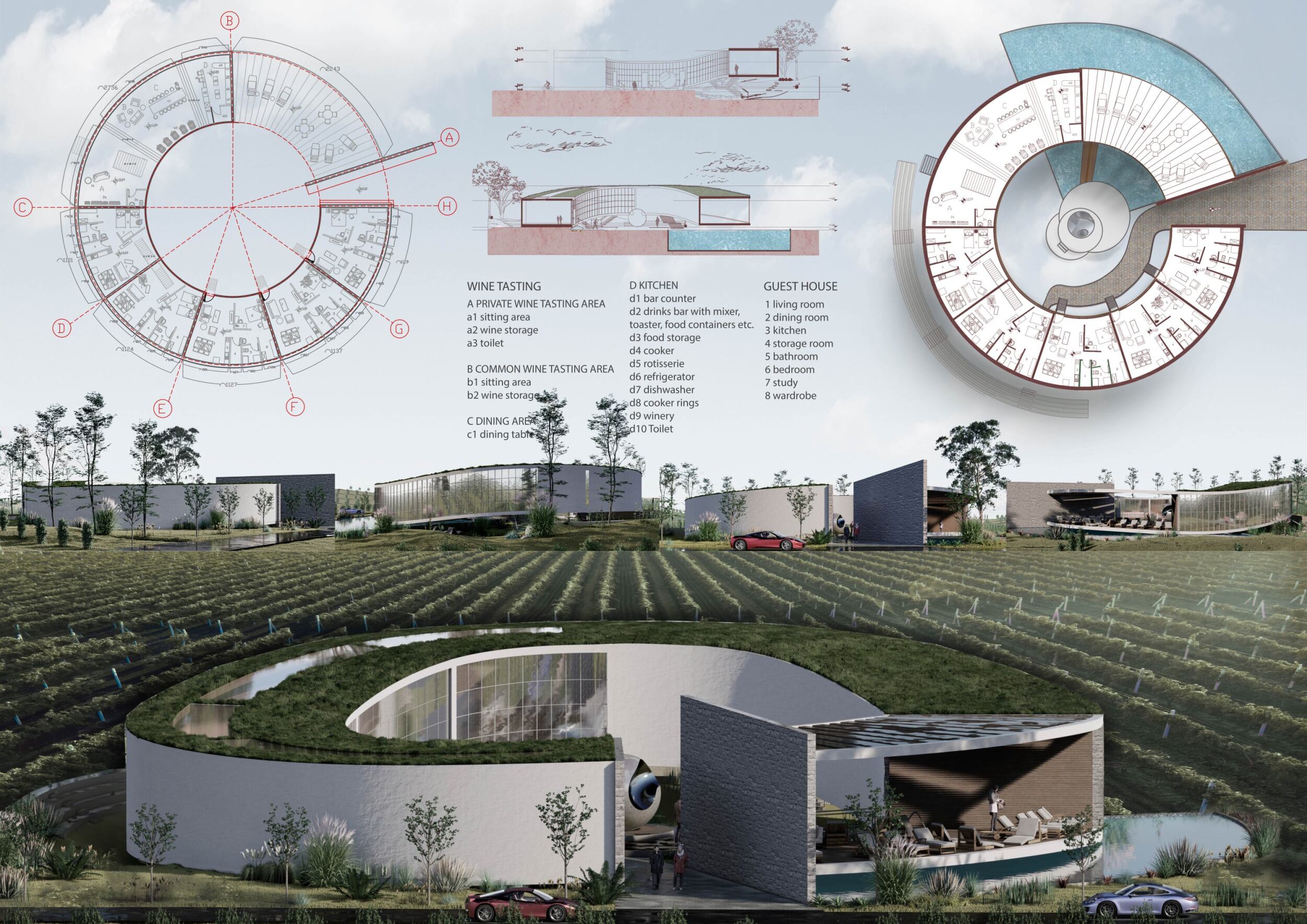 Architecture project // Circular Design Emphasizing Local Resources in ...