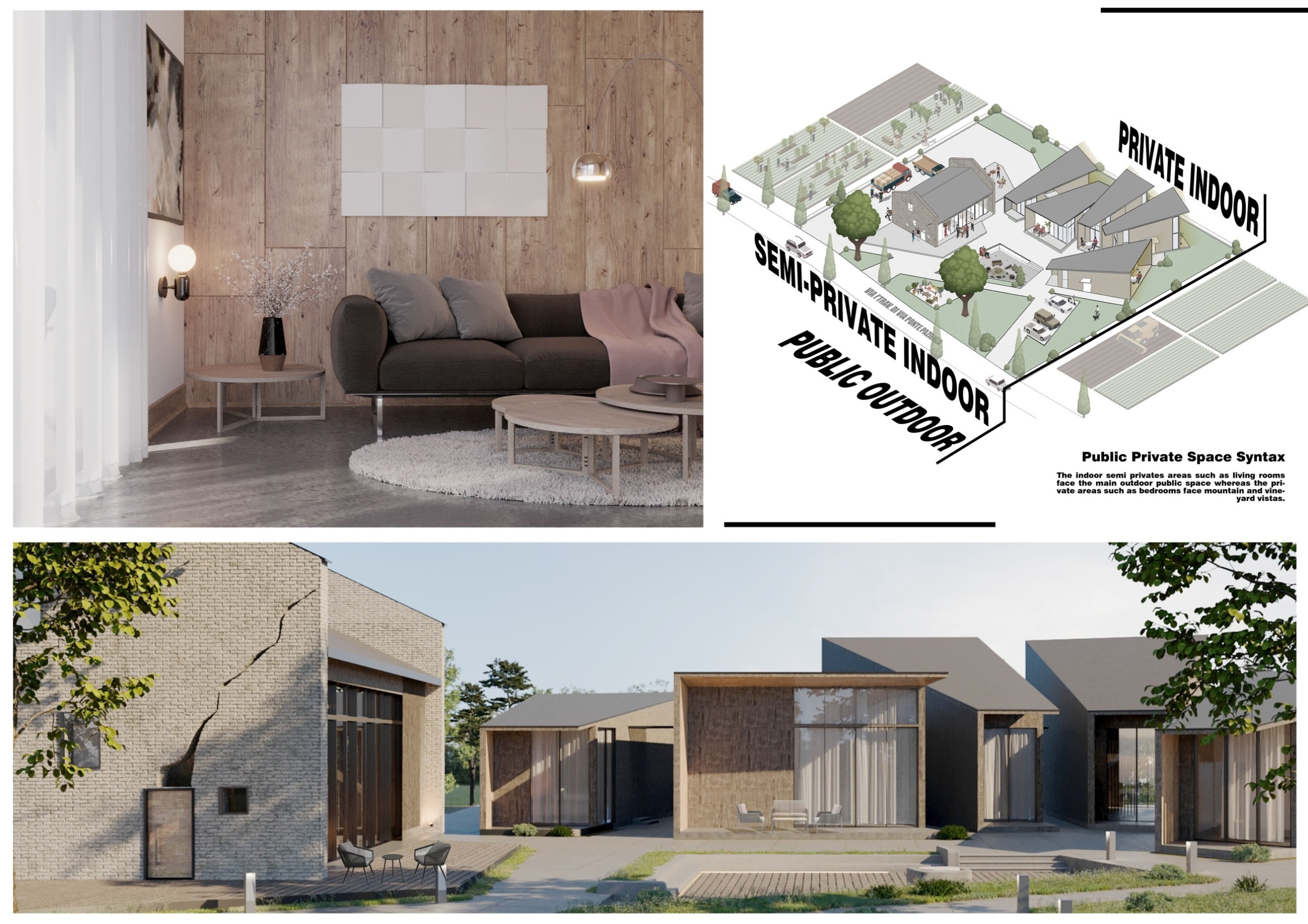 Architecture project // Public Terraces with Existing Materials ...