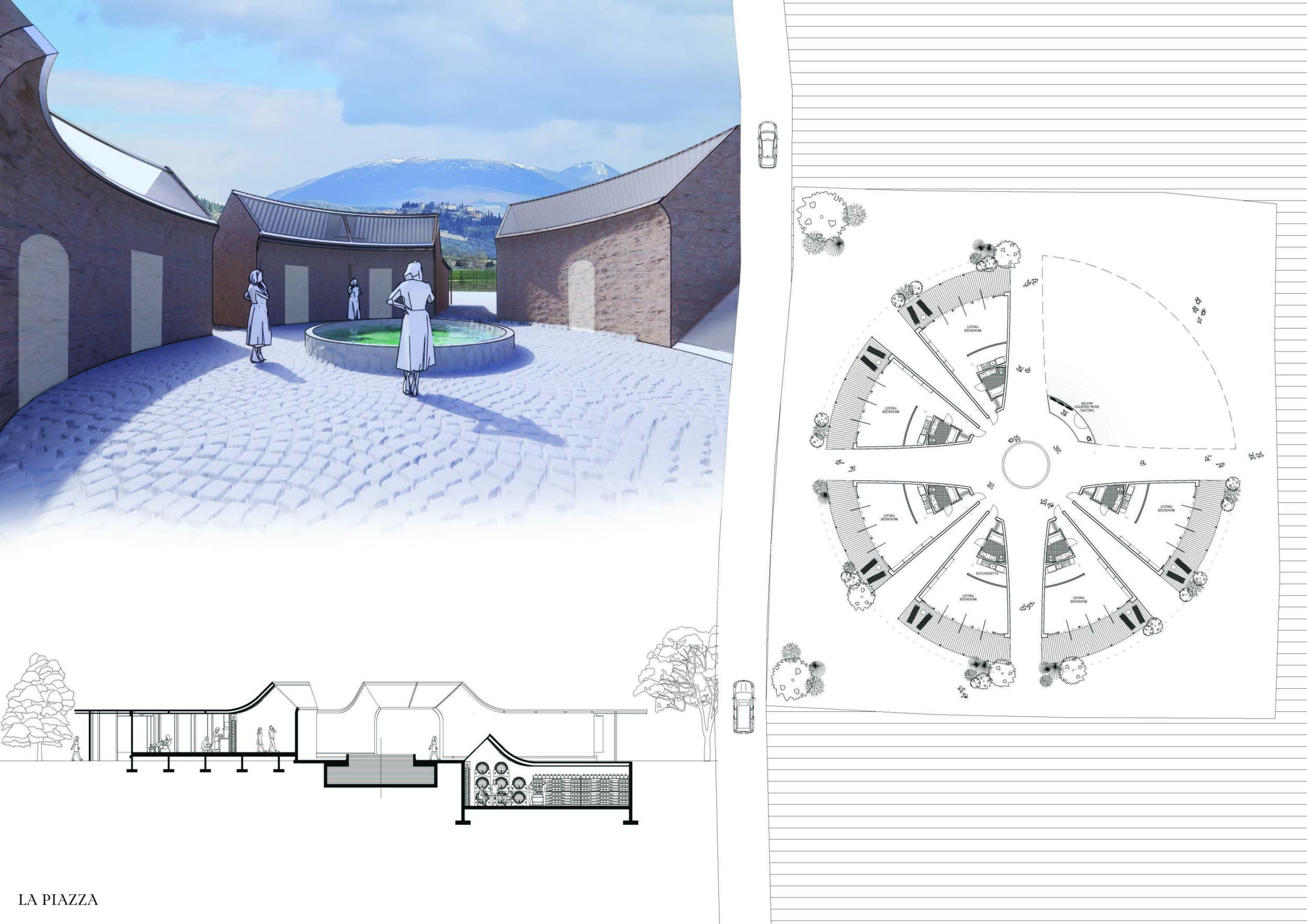 Architecture project // Terracotta and Stone Integration in a Communal ...