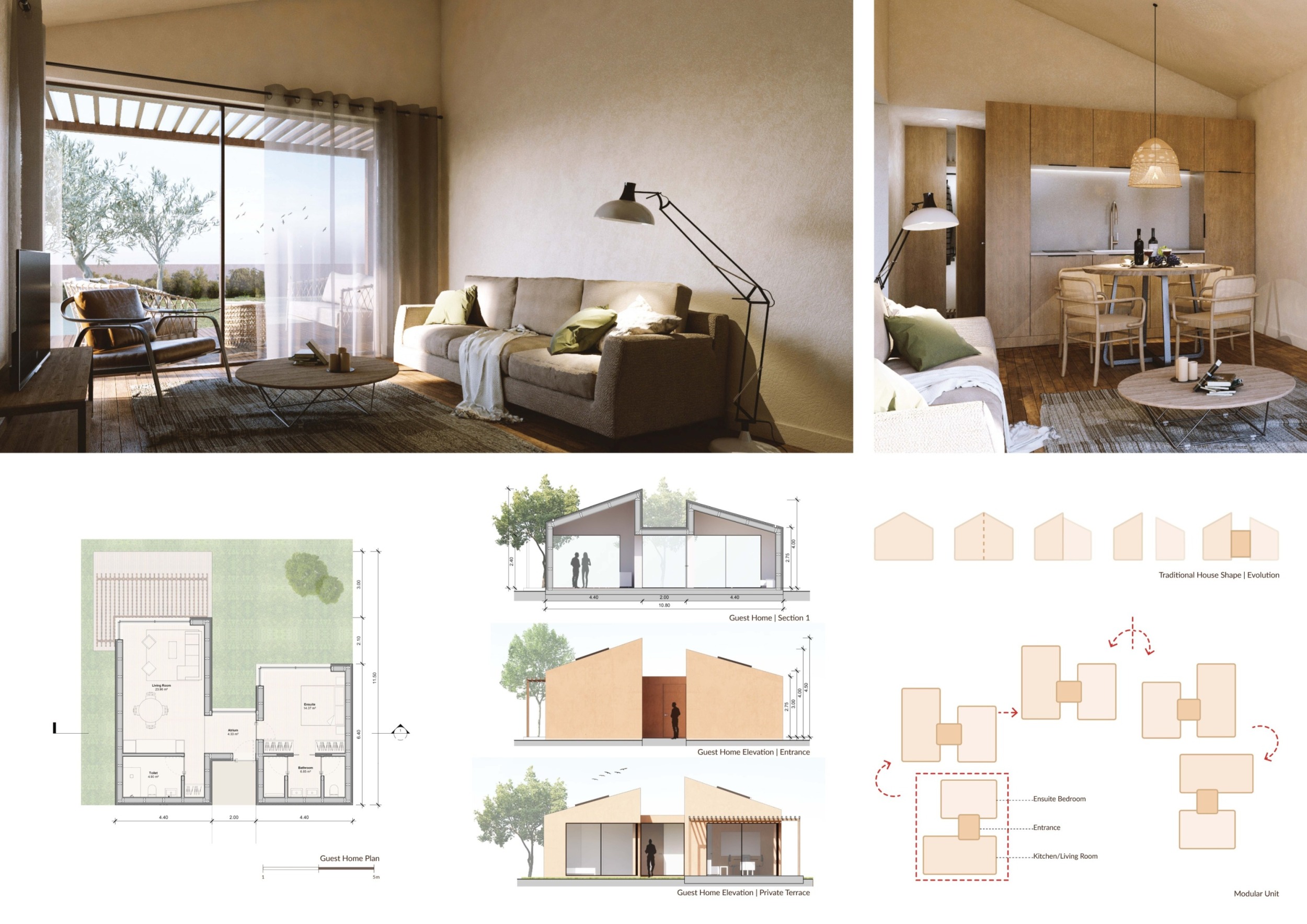 Architecture project // Natural Pool and Cross Laminated Timber Homes ...