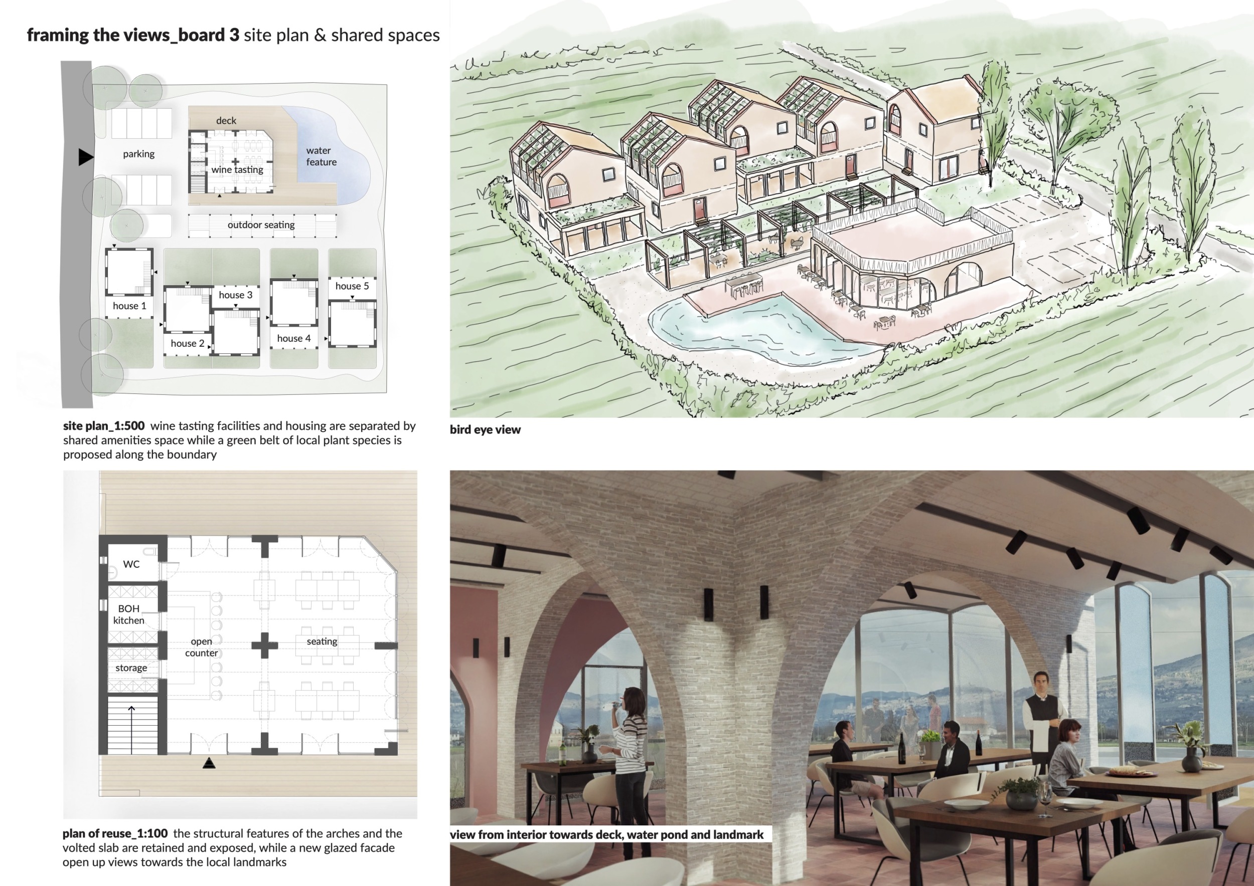Architecture project // Archways and Terraces Shaping Community Living ...