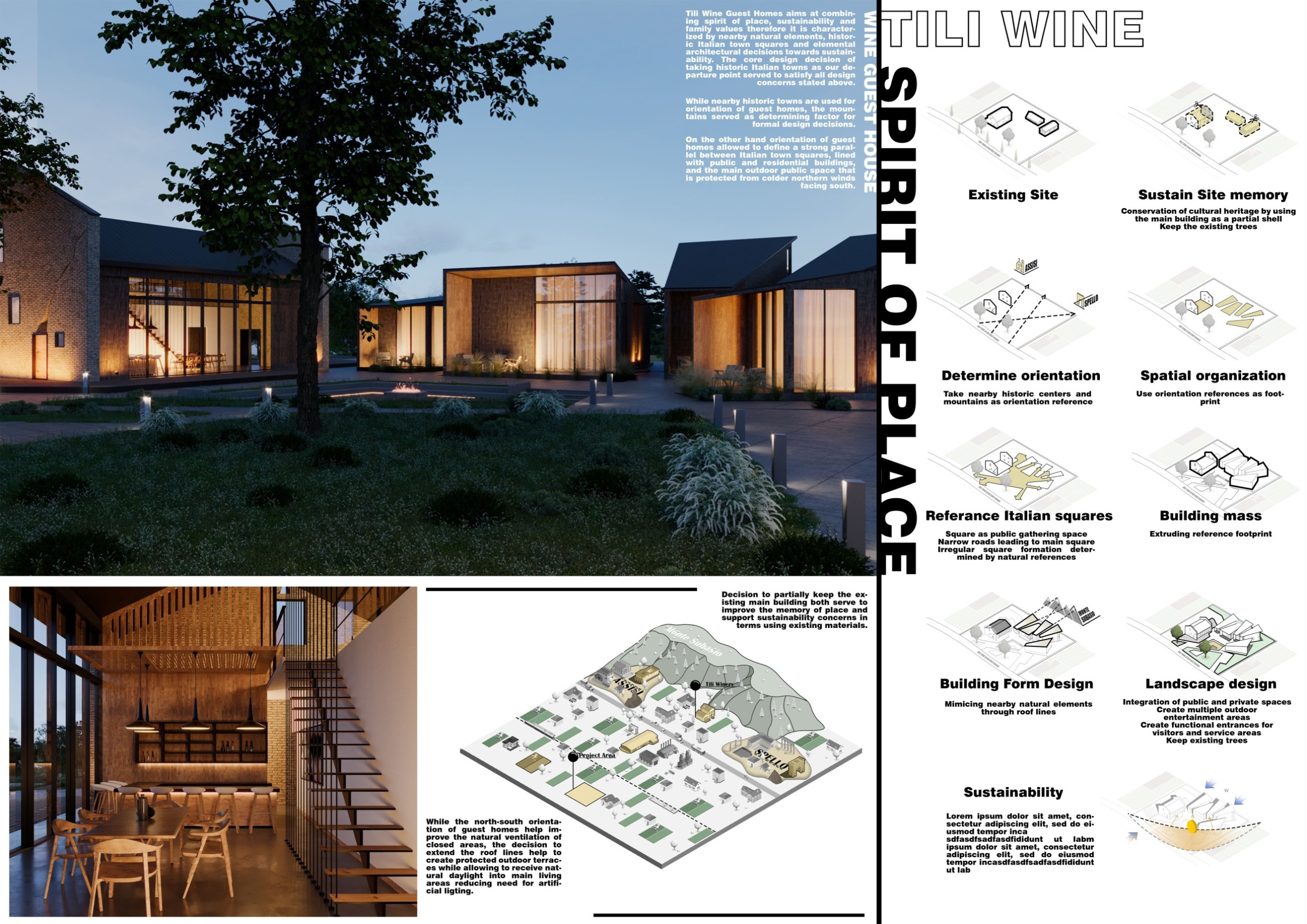 Architecture project // Public Terraces with Existing Materials ...