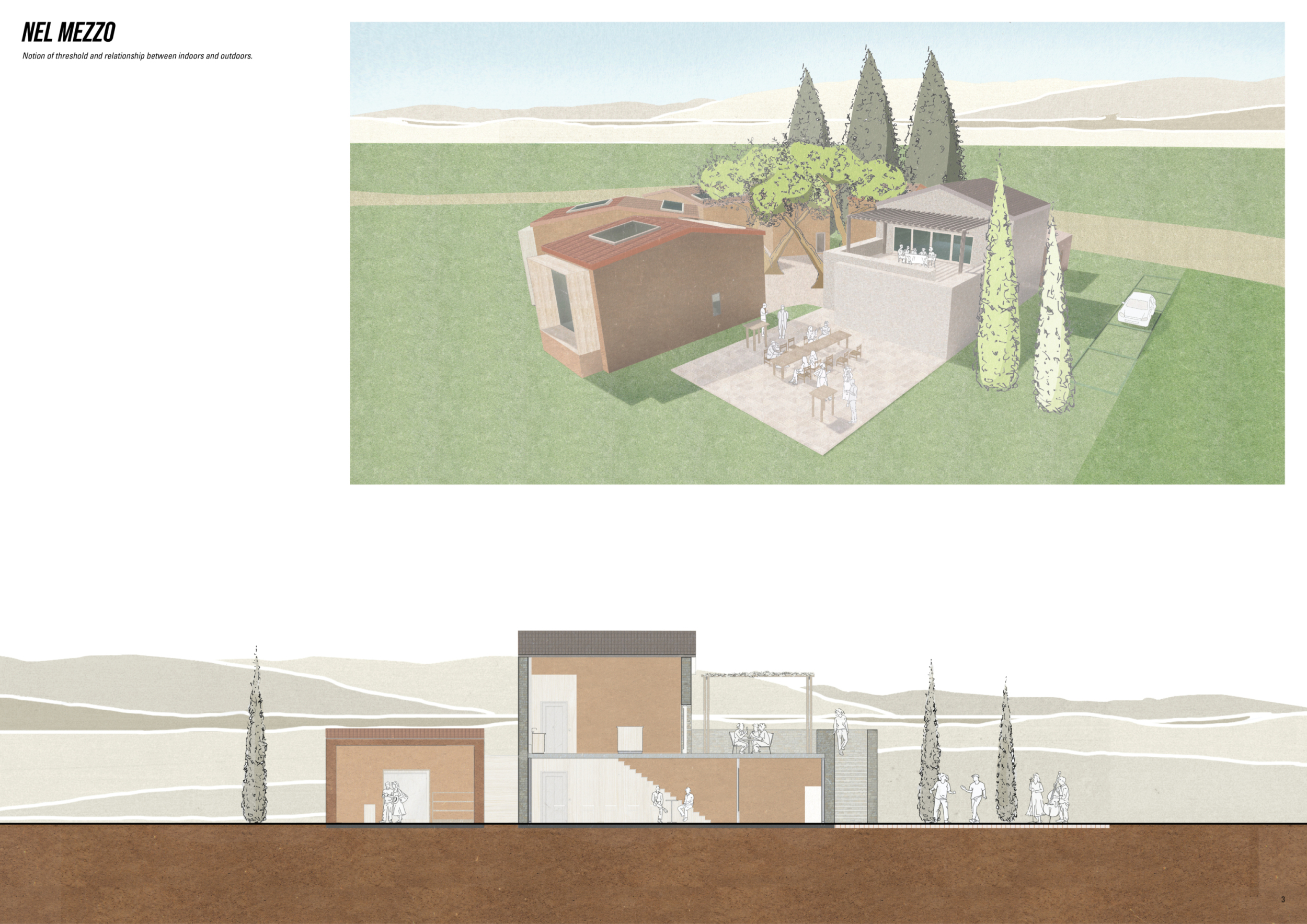 Architecture project // Framed Views and Mud Plaster Walls in a ...
