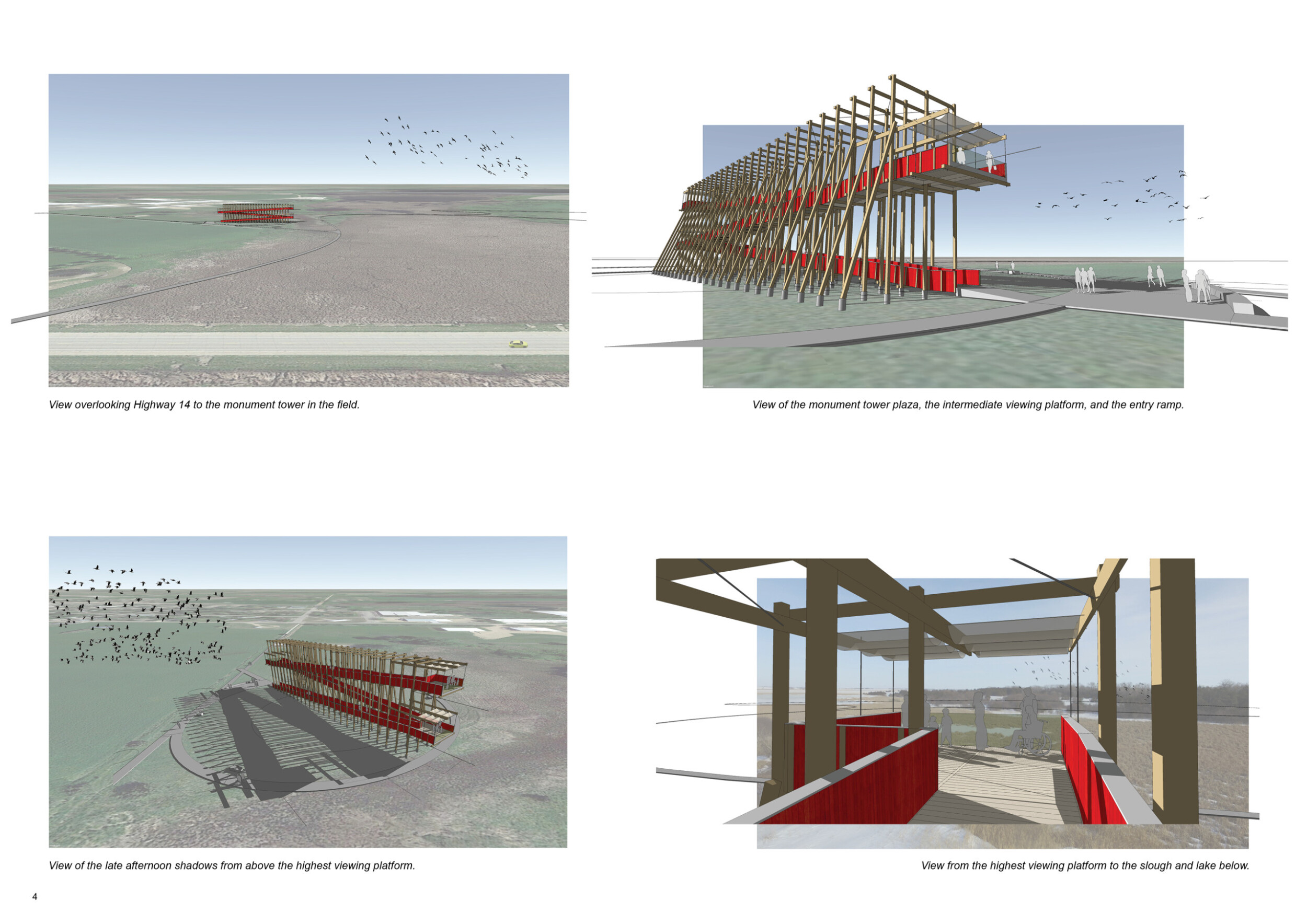 Architecture project // Elevated Viewing Platform Crafted from Locally ...