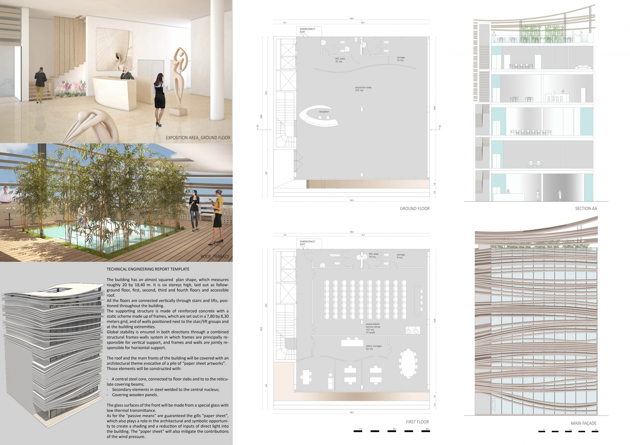 Architecture project // Layered Façade of Glass and Timber Envelops a ...