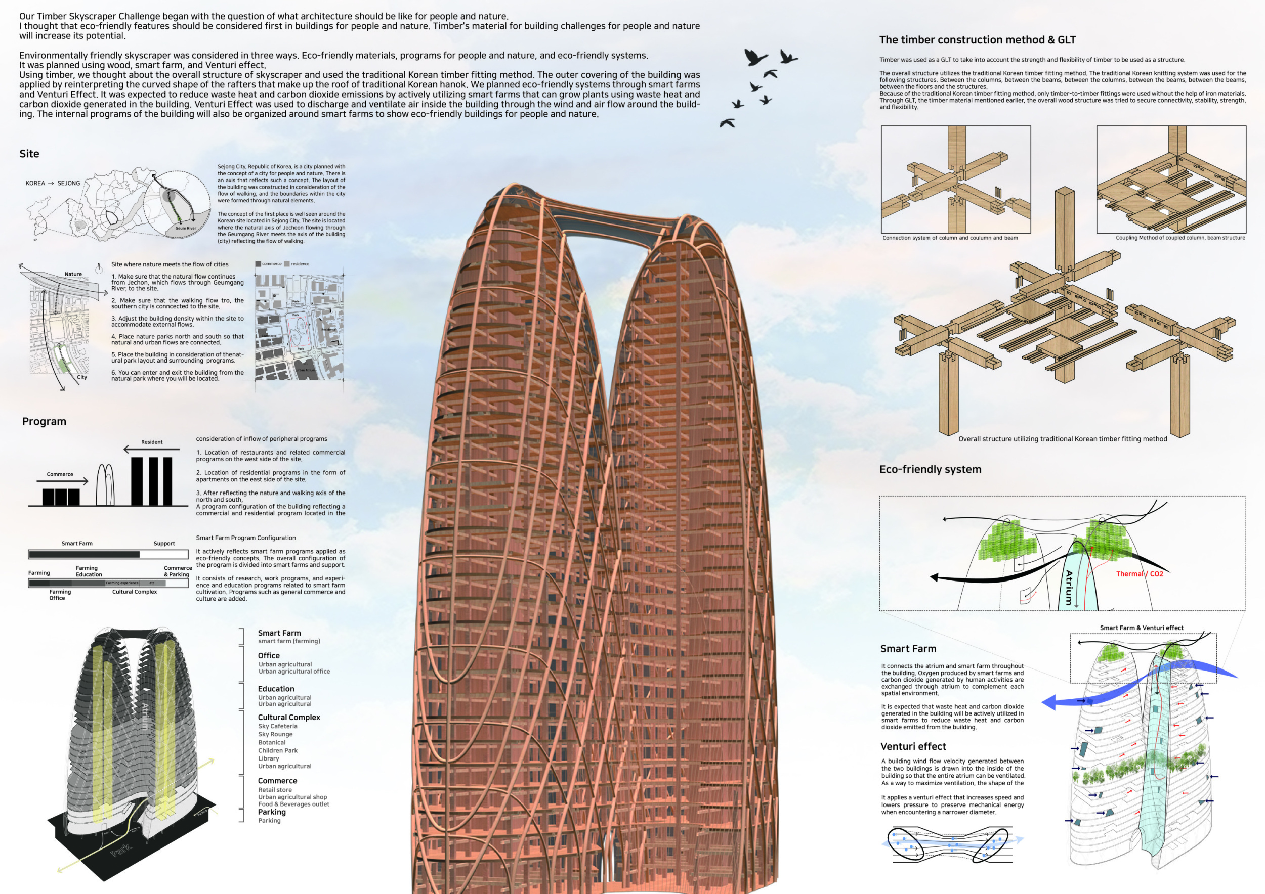 Architecture project // Timber Towers Featuring Smart Agriculture and ...