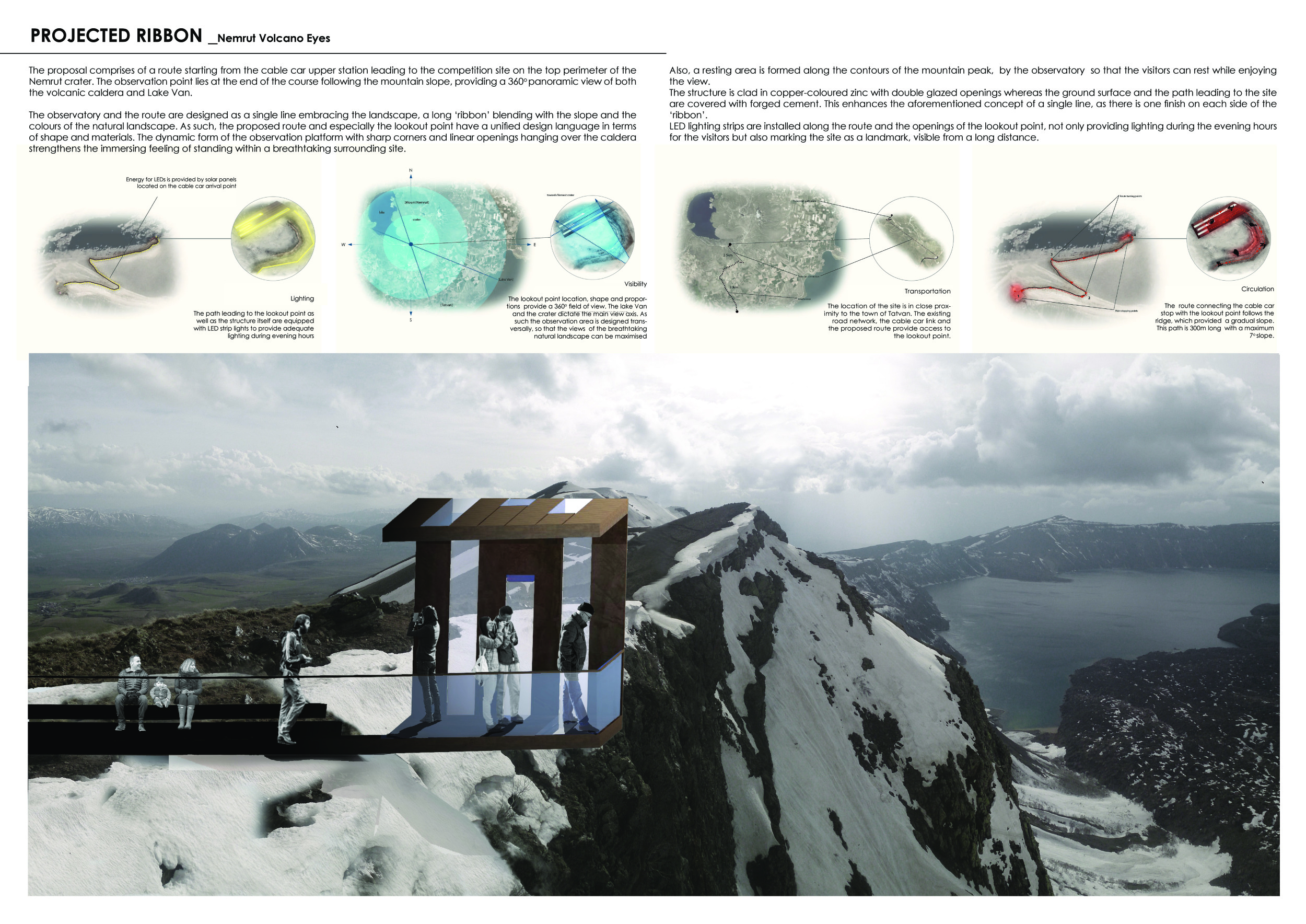 Architecture project // Copper Clad Lookouts Embracing Natural Terrain ...