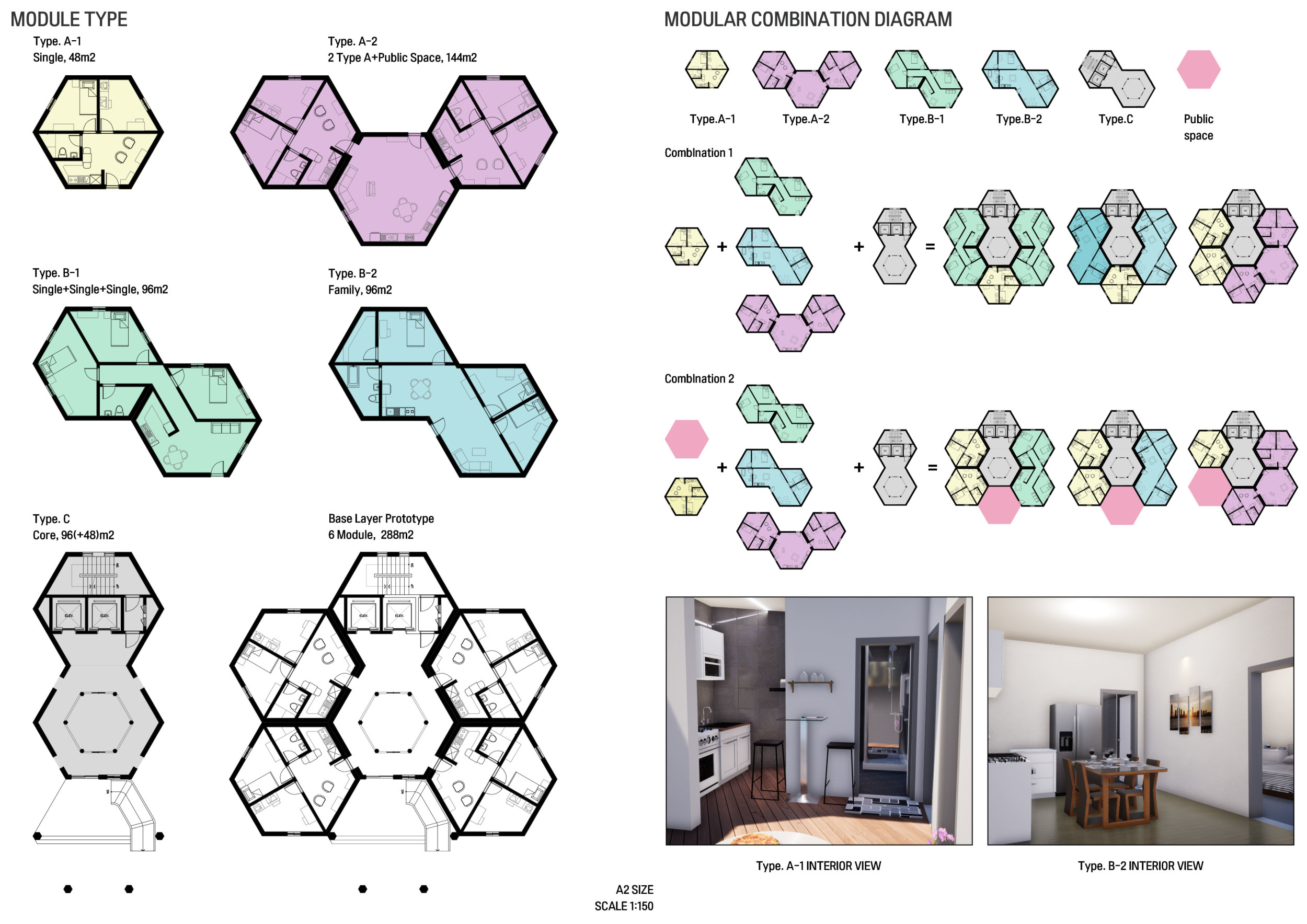Architecture project // Steel Frames and Modular Living for Community ...