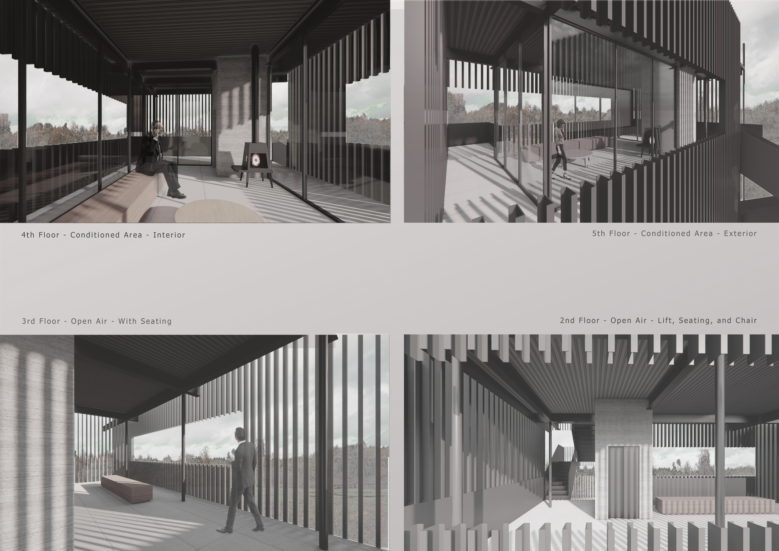 Architecture project // Cantilevered Observation Platform with ...