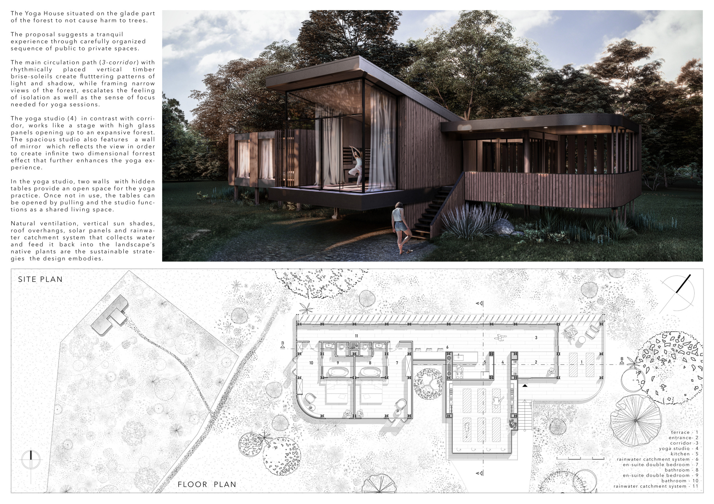 Architecture project // Elevated Timber Structure Featuring Expansive ...