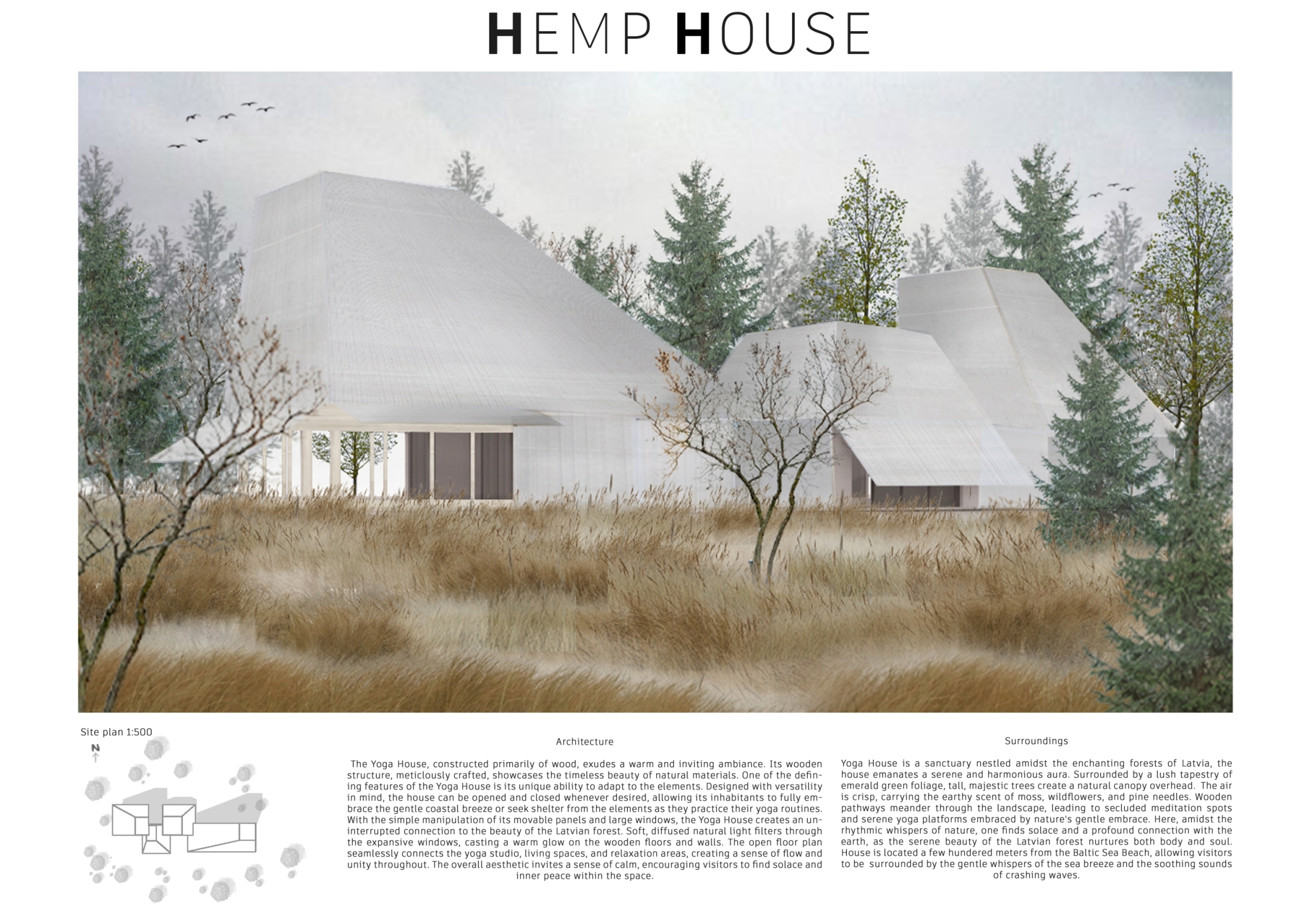 Architecture project // Hemp-Infused Panels and Biophilic Design in a ...