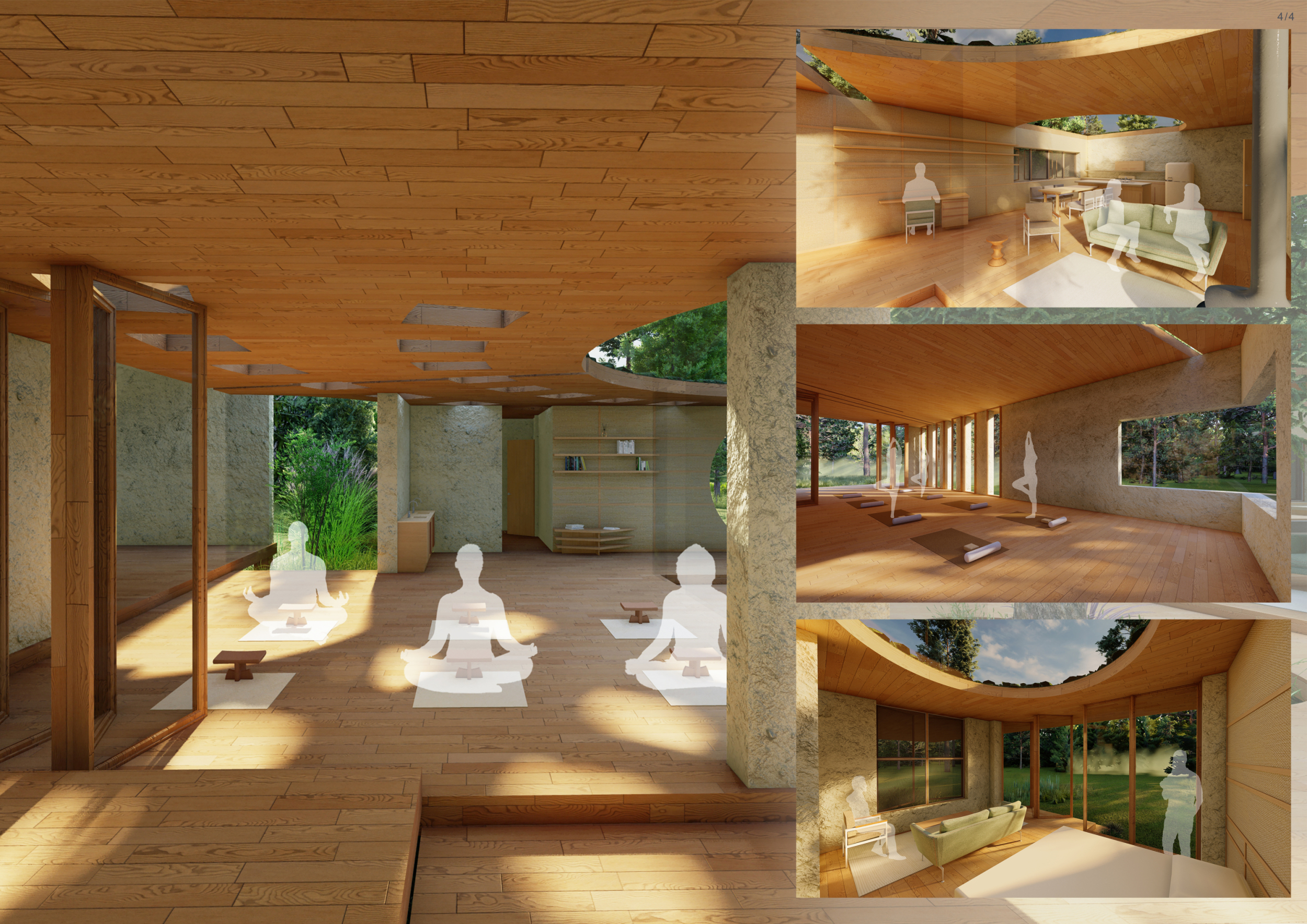 Architecture project // Mycelium Walls and Moss Green Rooftops Defining ...