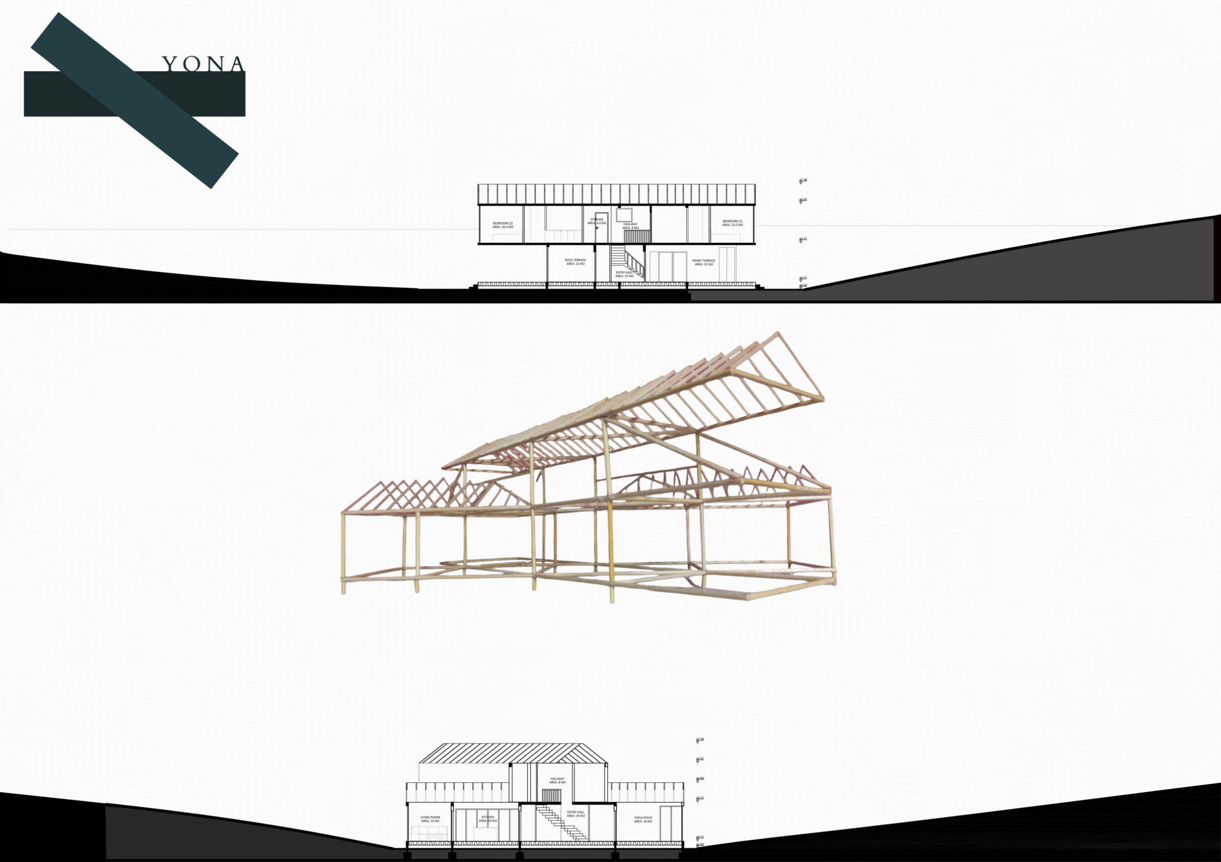Architecture project // Charred Wood Shingles and Larch Facade Blend ...