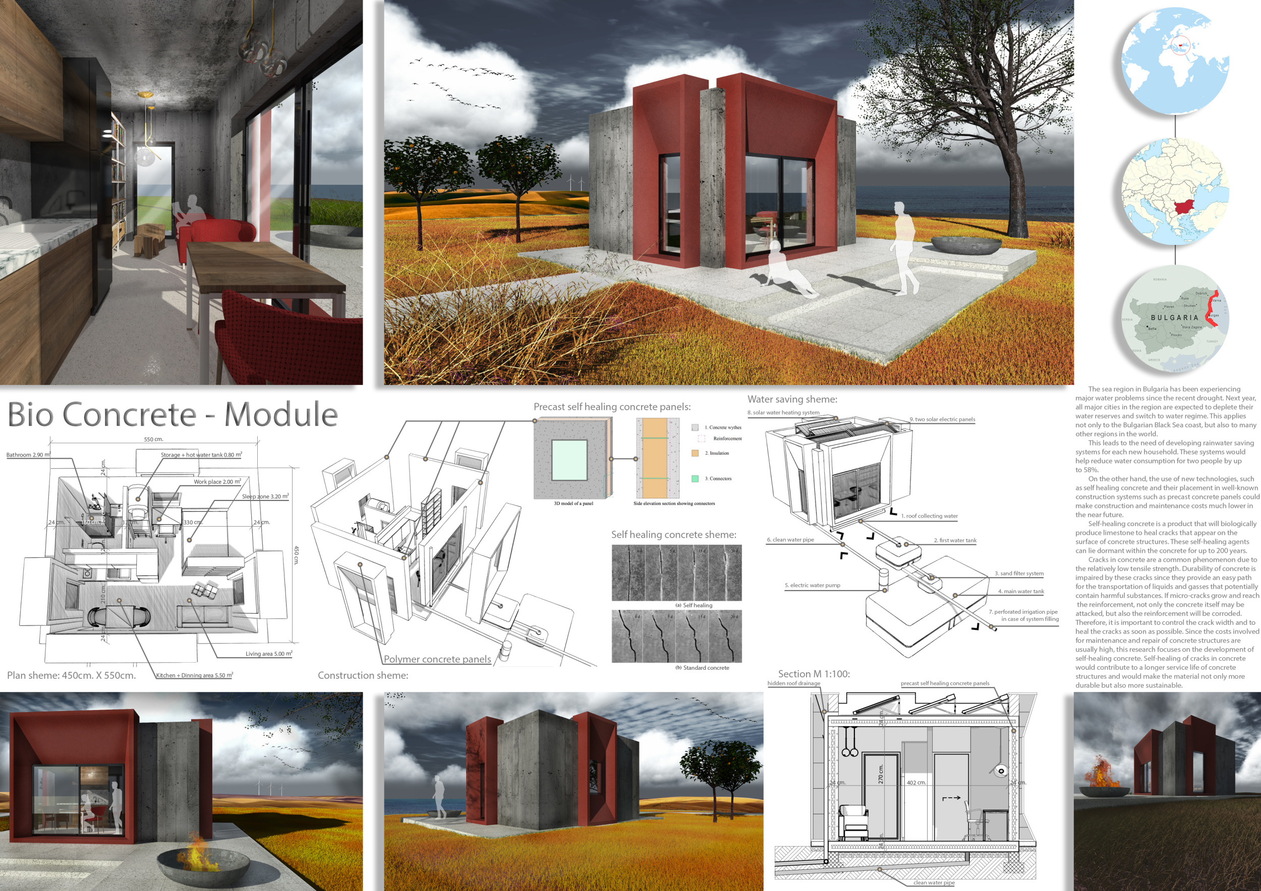 Architecture project // Self-Healing Concrete Panels in Sustainable ...
