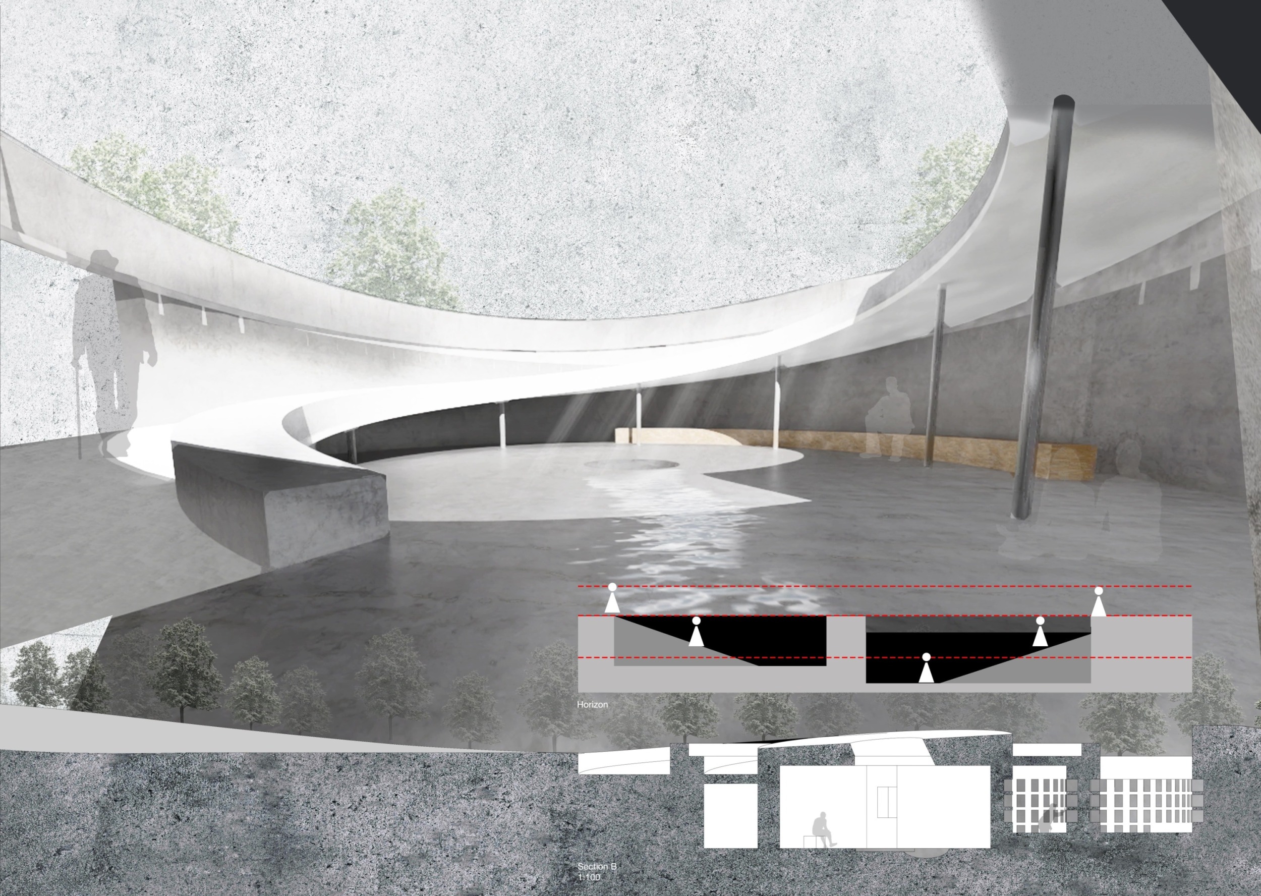 Architecture project // Circles of Reflection and Balance in an ...