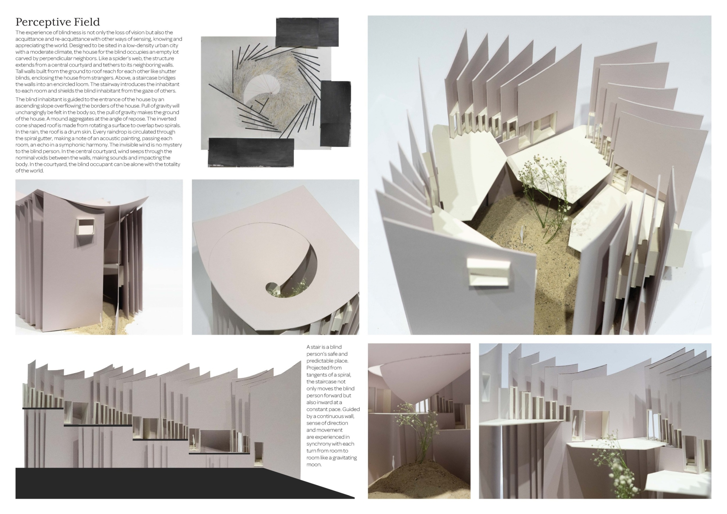 Architecture project // Acoustic Inverted Roof Enhancing Sensory ...