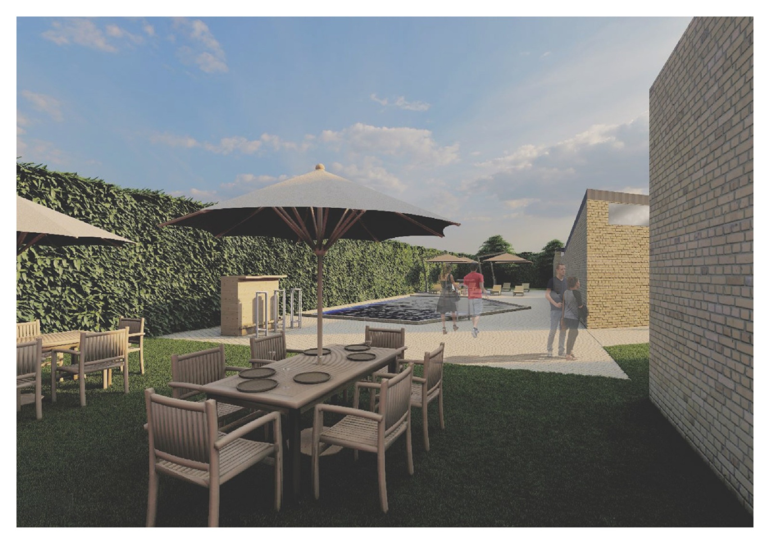 Architecture project // Reclaimed Bricks and Green Spaces for Community ...