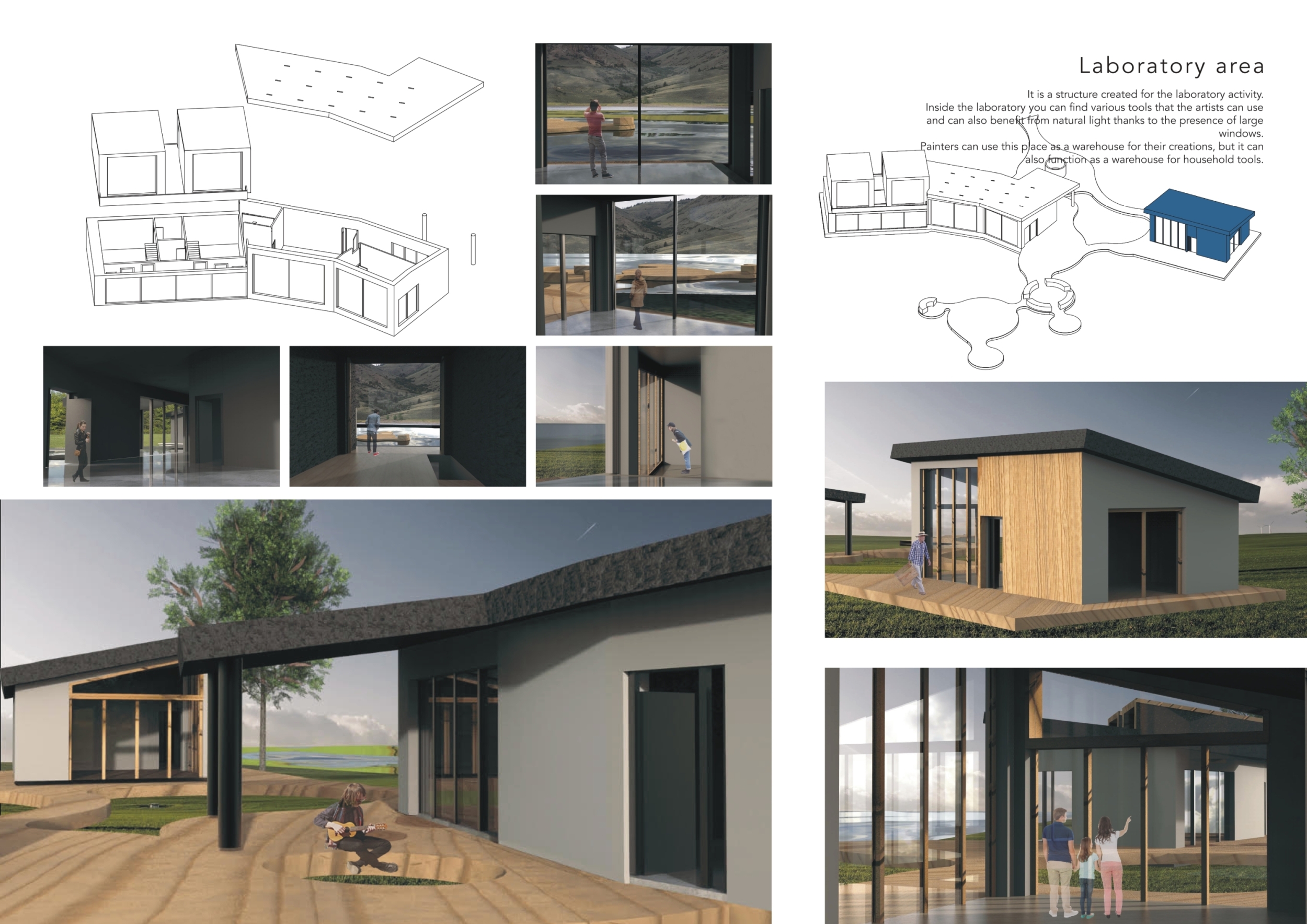 Architecture project // Floating Workshop Spaces with Ecological ...