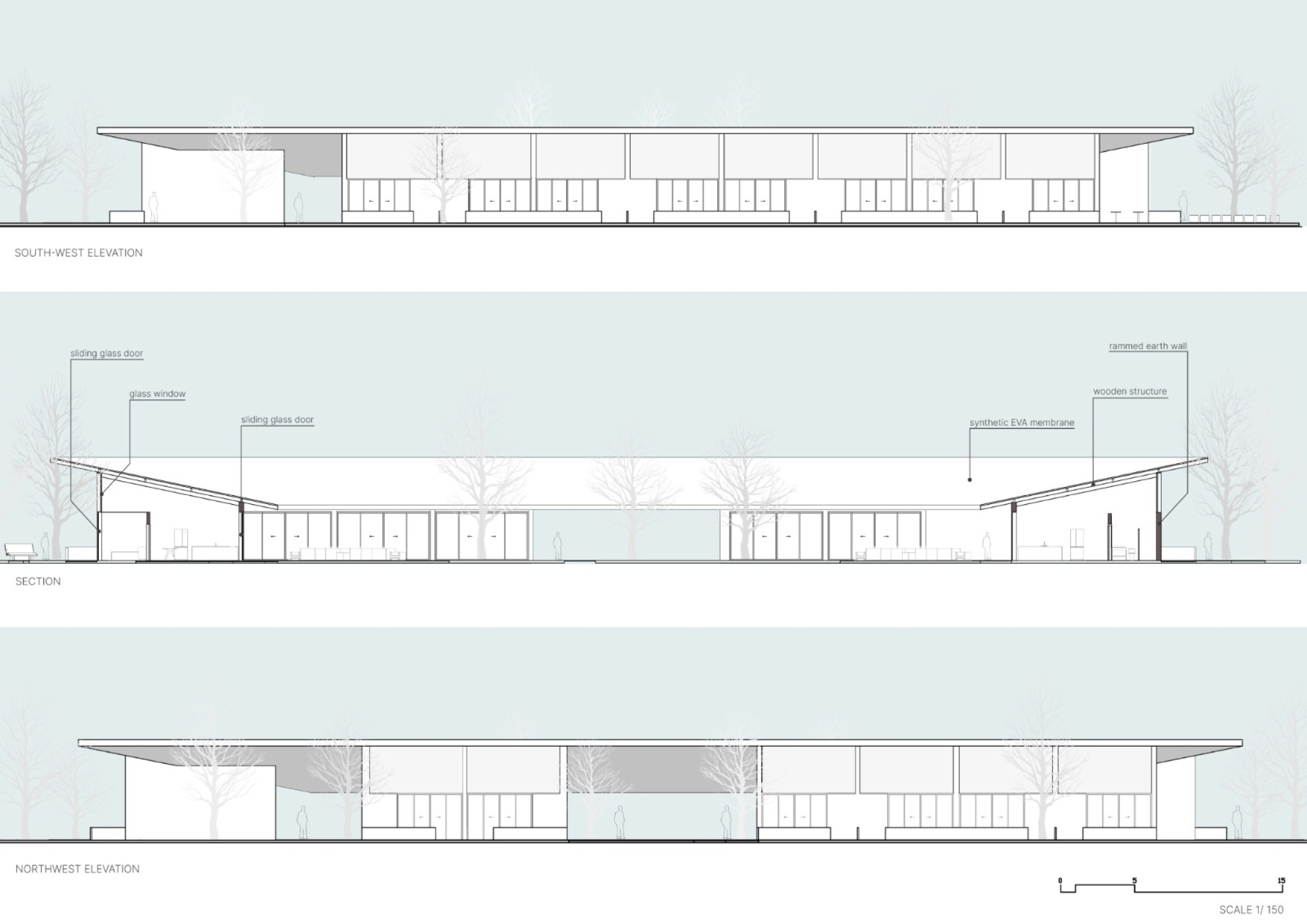 Architecture project // Rammed Earth Walls and Natural Ventilation in ...