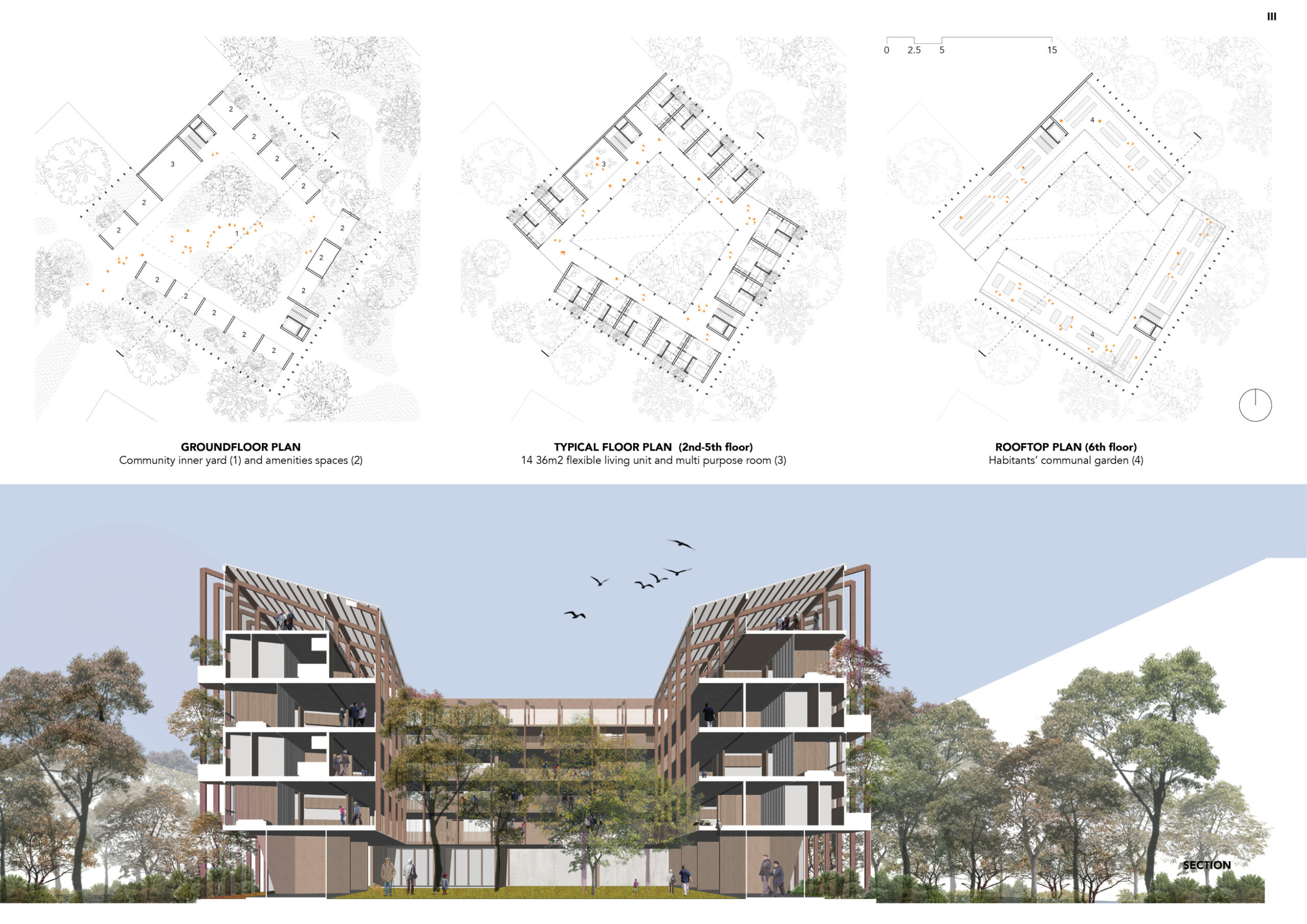 Architecture project // Vertical Gardens and Perforated Metal ...